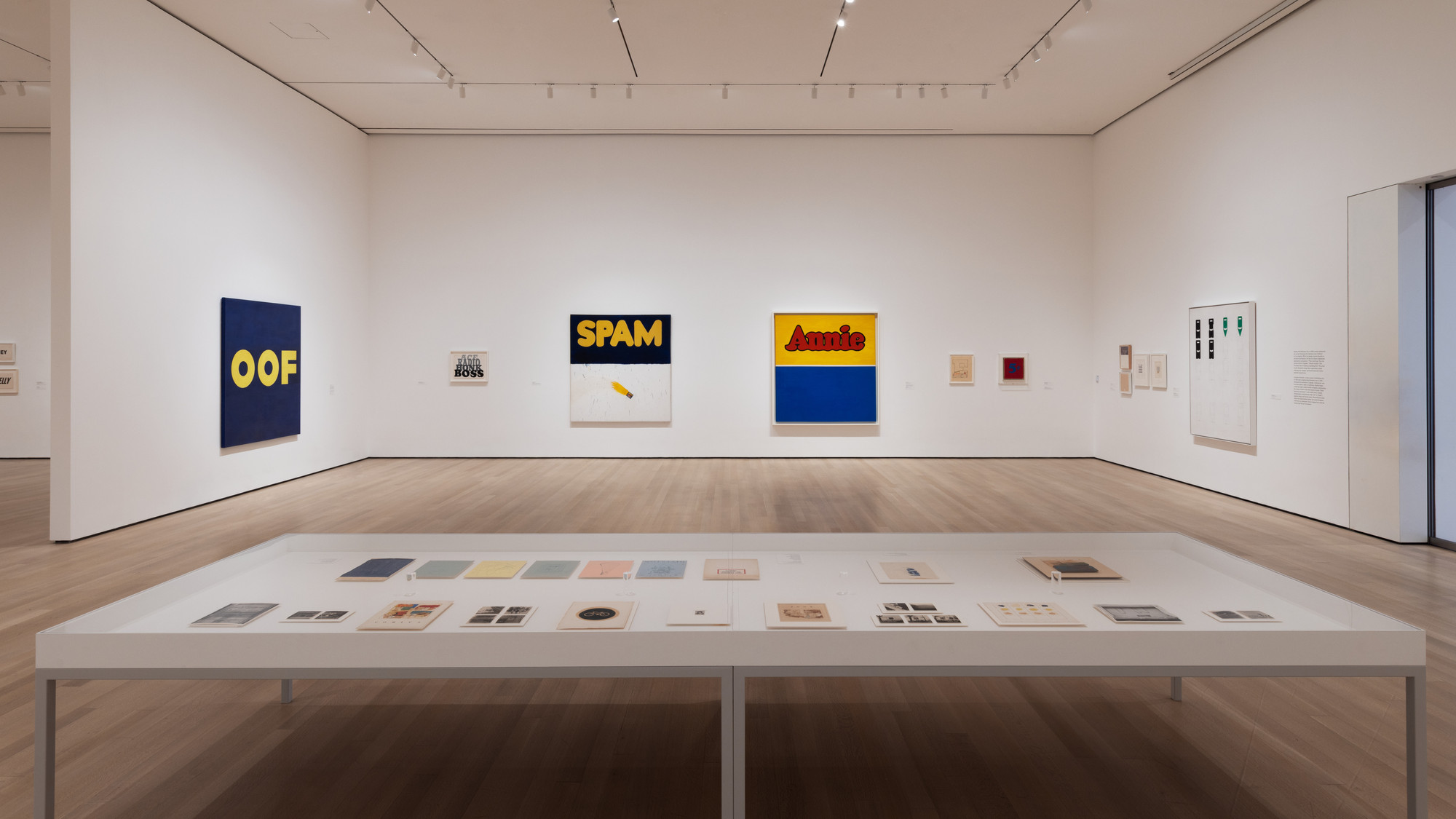 Installation view of the exhibition “ED RUSCHA / NOW THEN" | MoMA