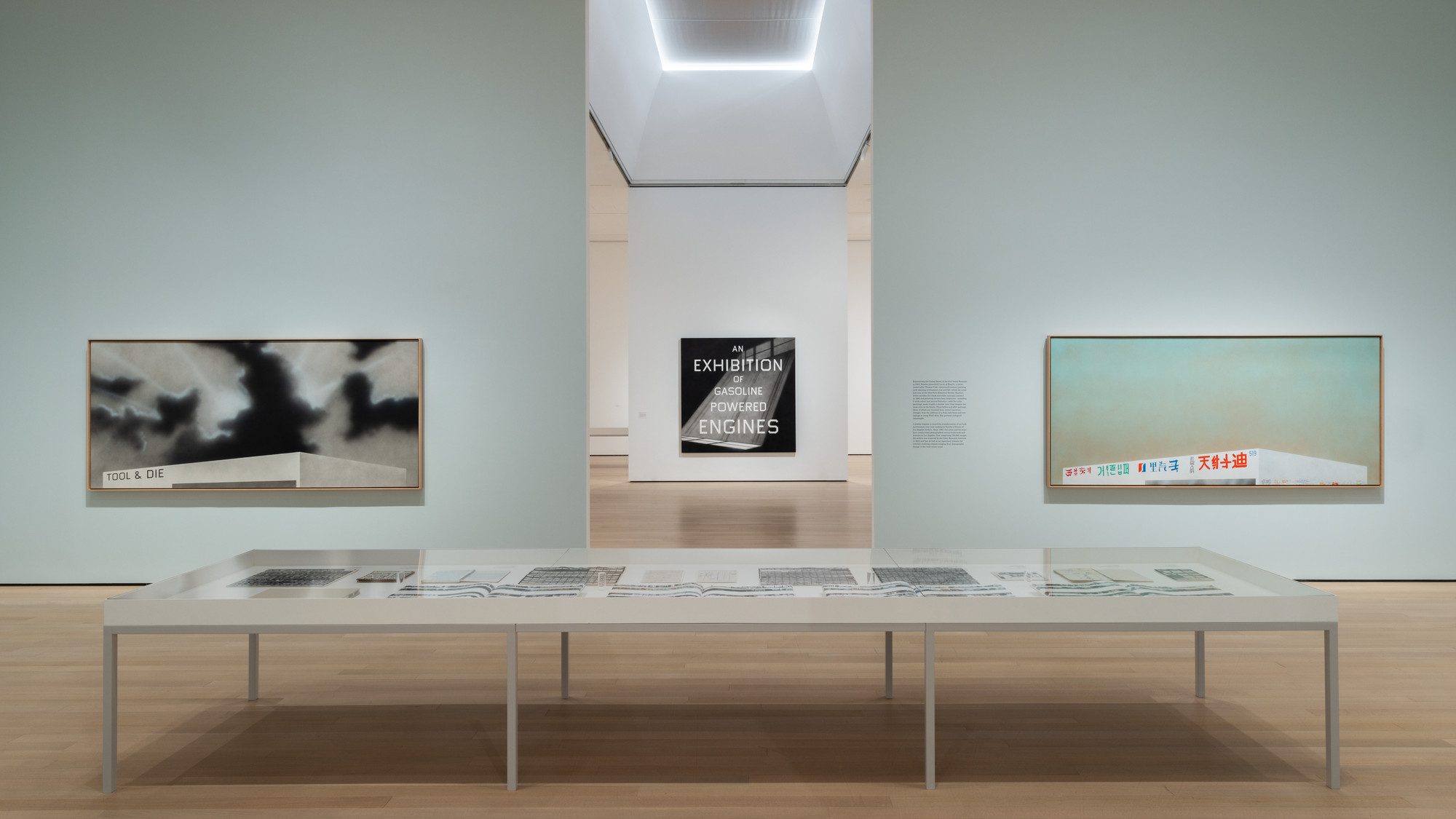 Installation view of the exhibition “ED RUSCHA / NOW THEN" | MoMA