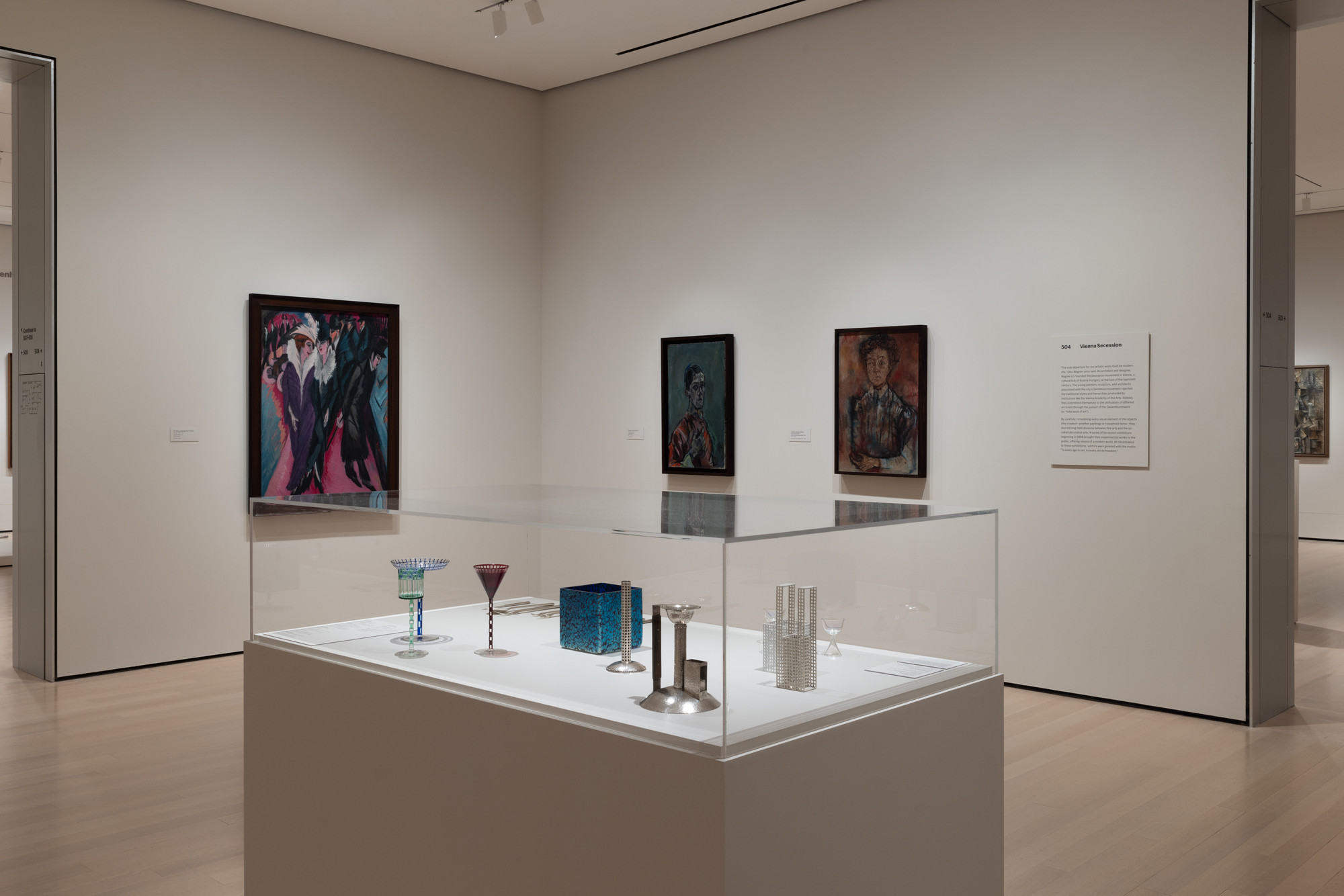 Installation view of the gallery "Vienna Secession" in the exhibition ...
