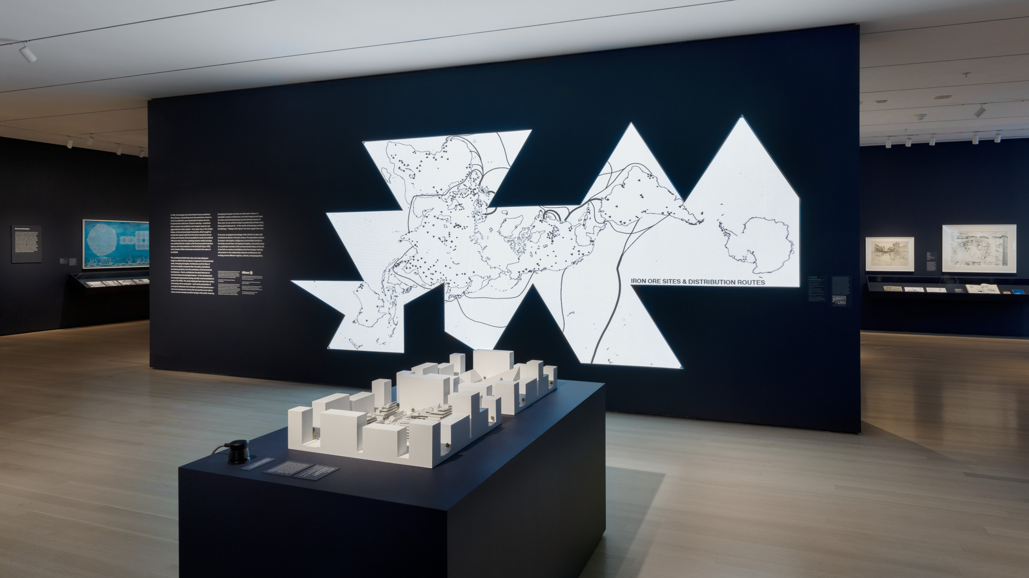 Installation view of the exhibition “Emerging Ecologies: Architecture ...