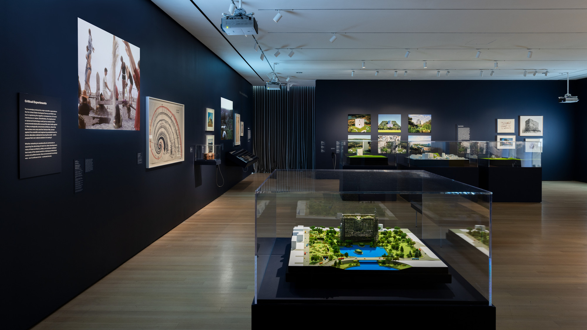 Installation view of the exhibition “Emerging Ecologies: Architecture ...