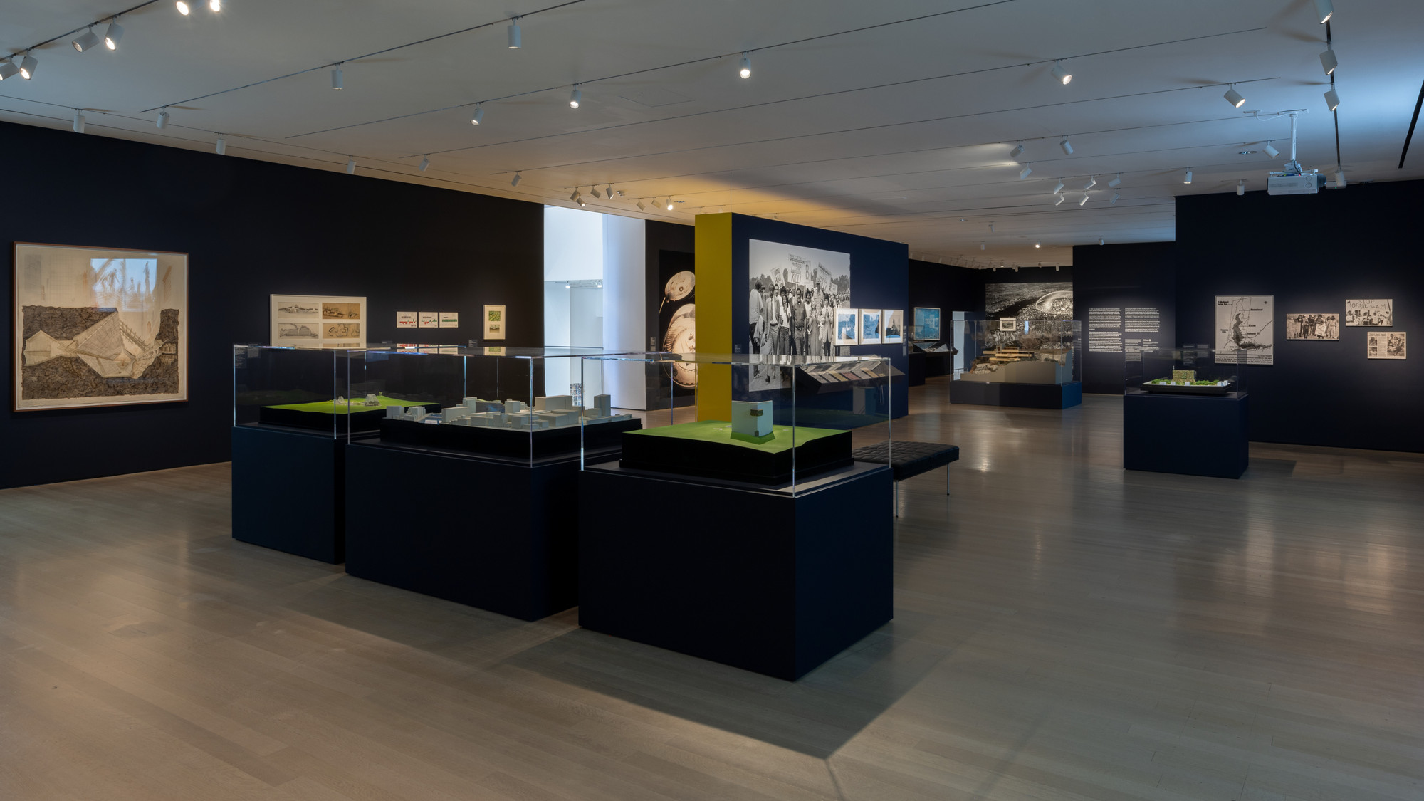 Installation view of the exhibition “Emerging Ecologies: Architecture ...