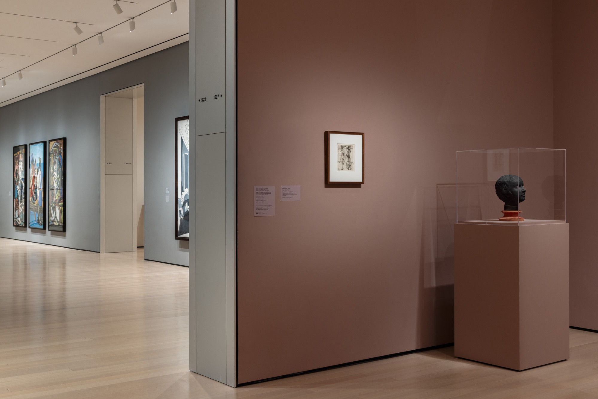 Installation view of the gallery "Surrealist Objects" in the exhibition ...