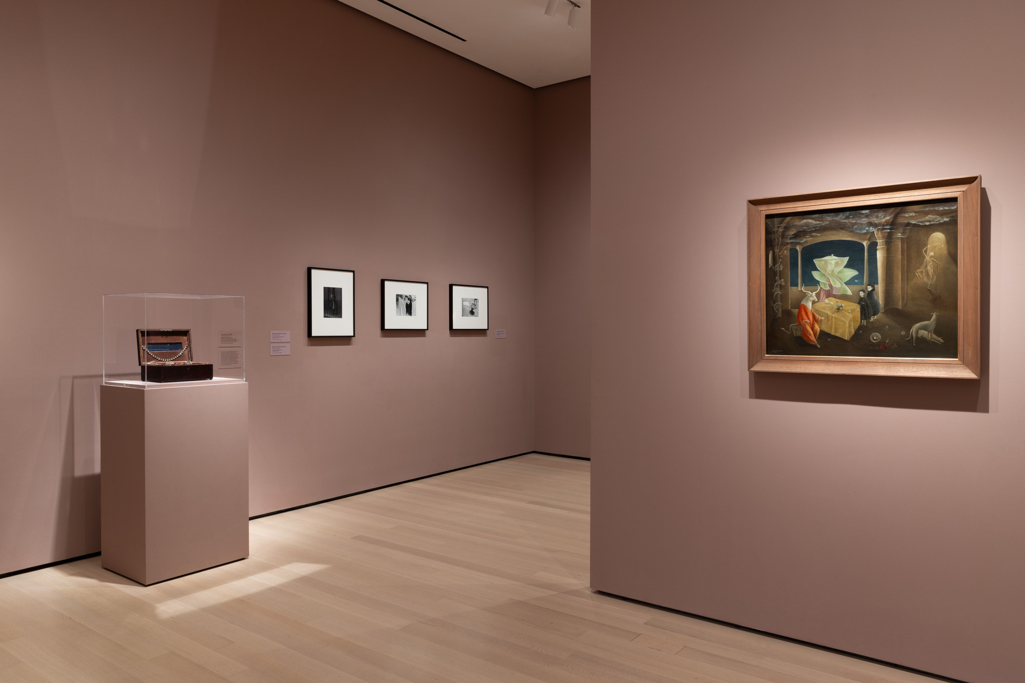 Installation view of the gallery "Surrealist Objects" in the exhibition ...