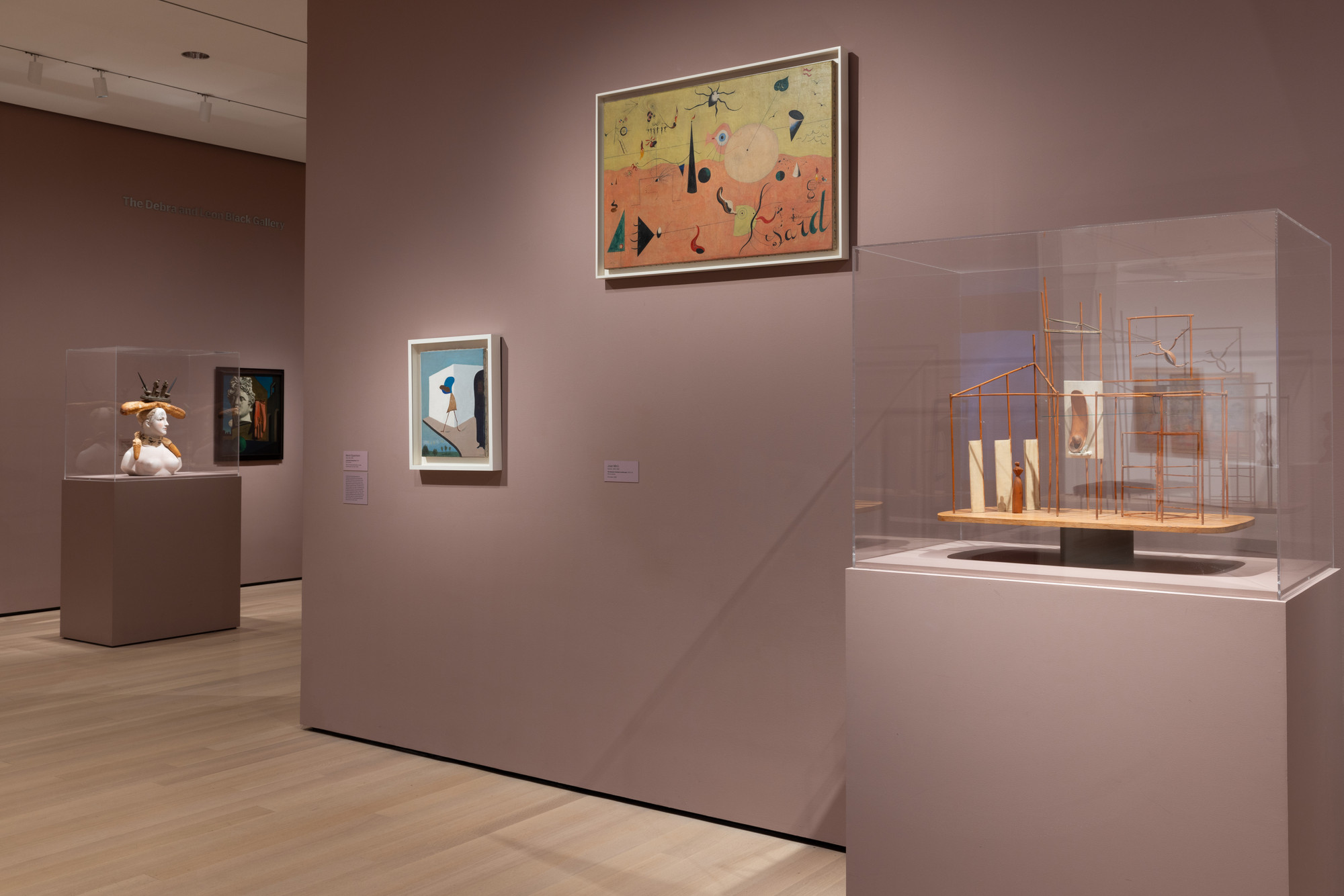 Installation view of the gallery "Surrealist Objects" in the exhibition ...