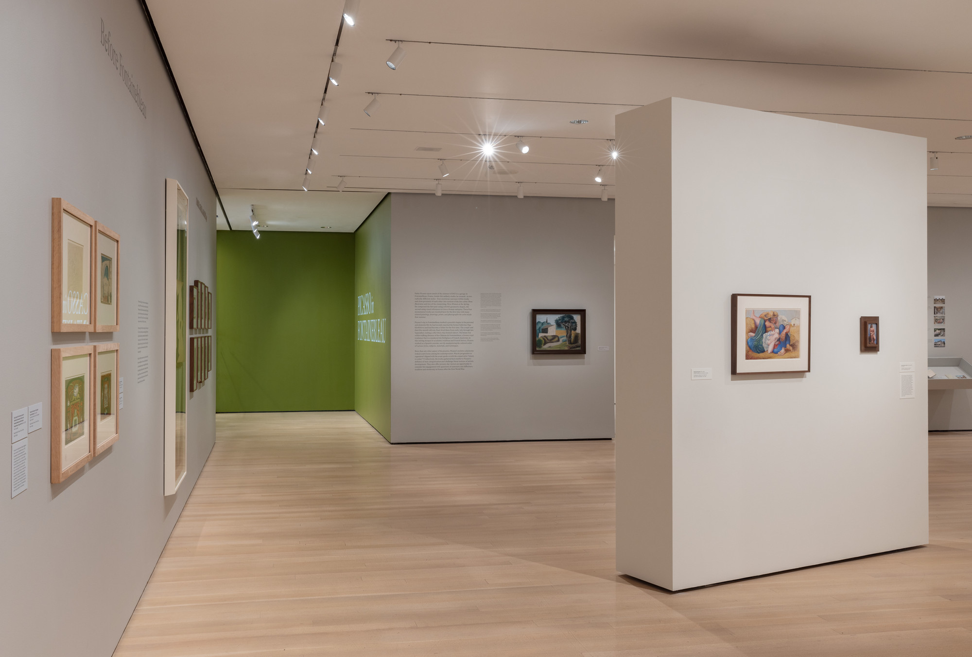 Installation view of the exhibition “Picasso in Fontainebleau" | MoMA