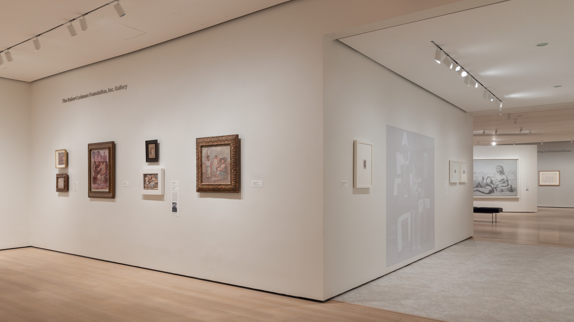 Installation view of the exhibition “Picasso in Fontainebleau" | MoMA