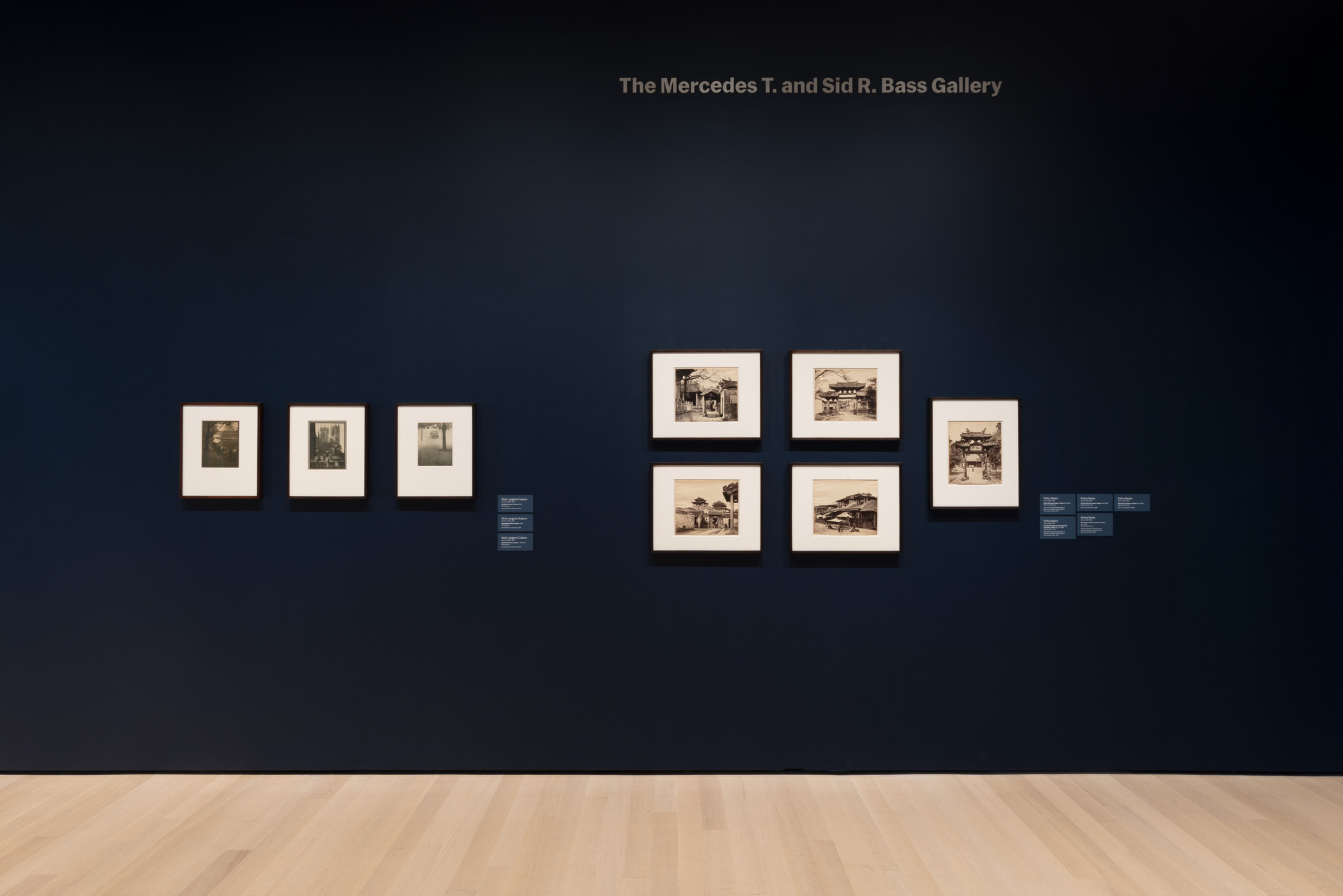 Installation view of the gallery "The City as Spectacle" in the ...