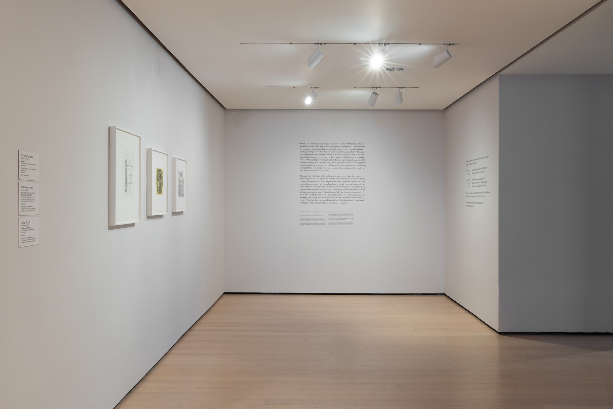 Installation view of the exhibition “New Ground: Jacob Samuel and ...