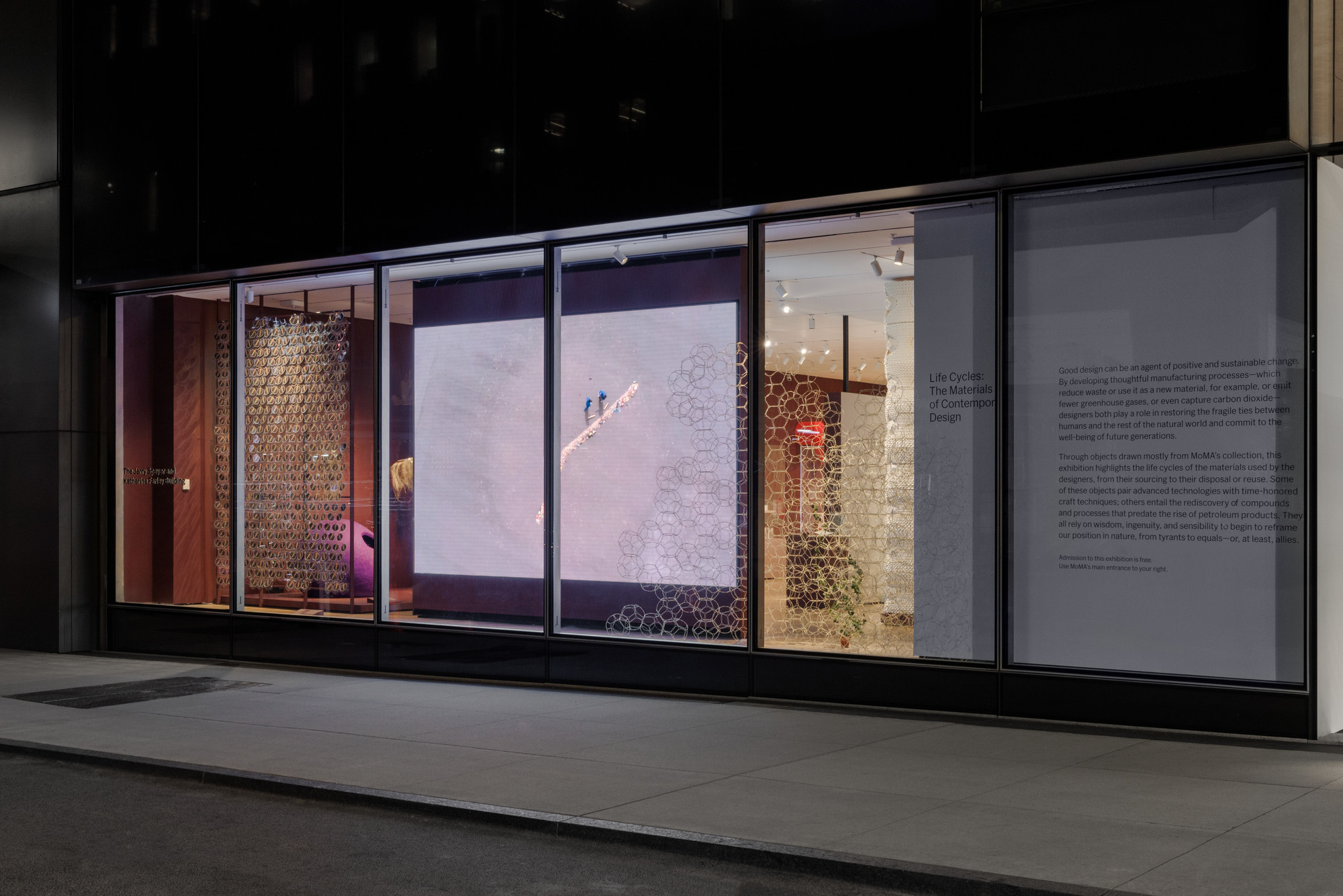 Installation view of the exhibition “Life Cycles: The Materials of ...