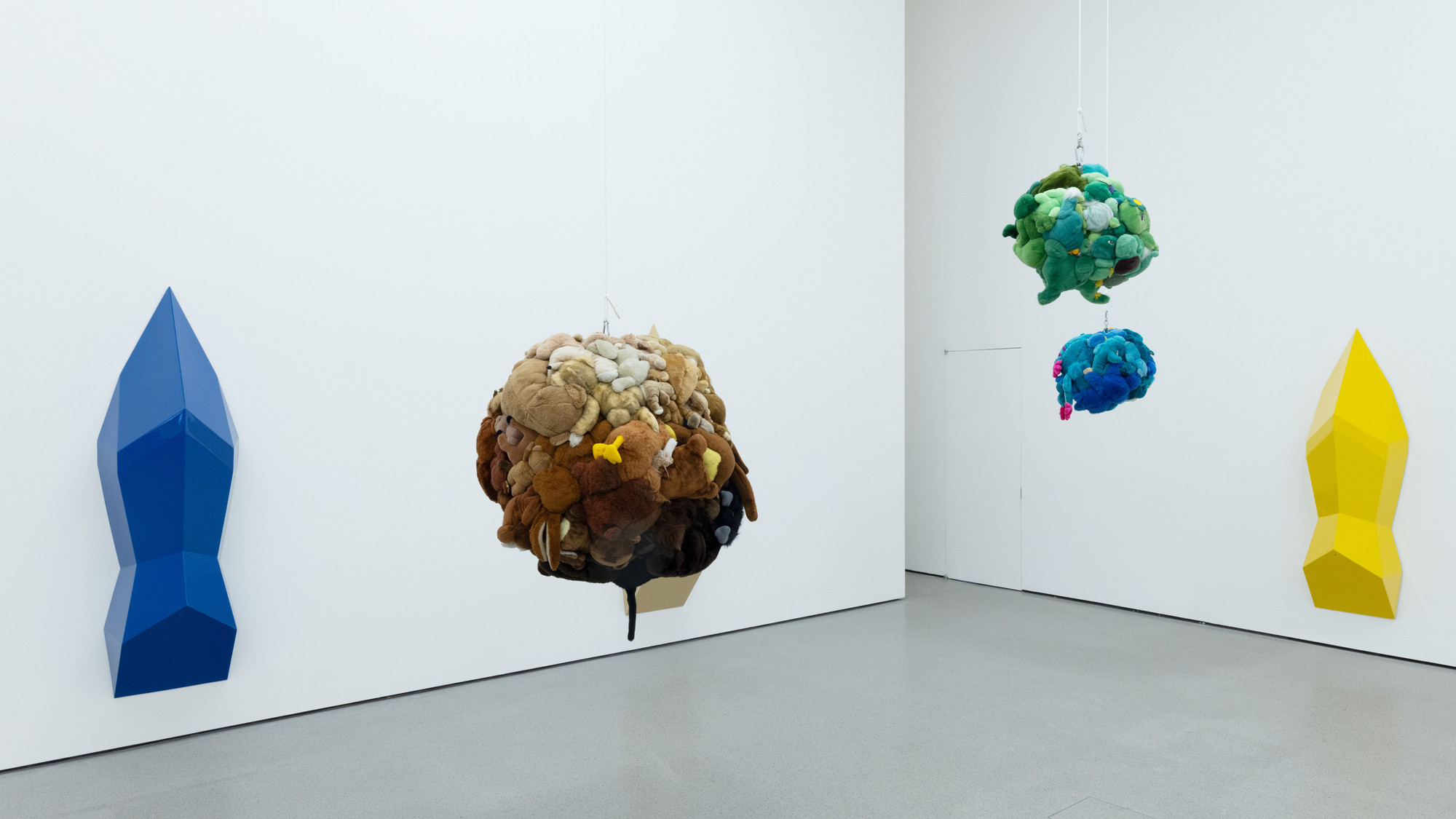 Installation view of the gallery "Mike Kelley’s Deodorized Central Mass ...