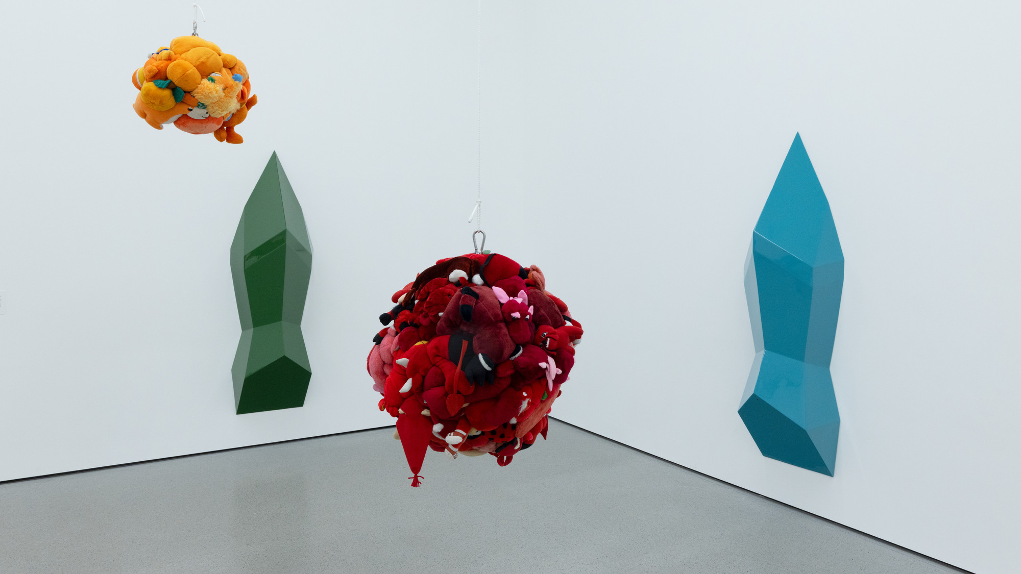 Installation view of the gallery "Mike Kelley’s Deodorized Central Mass ...