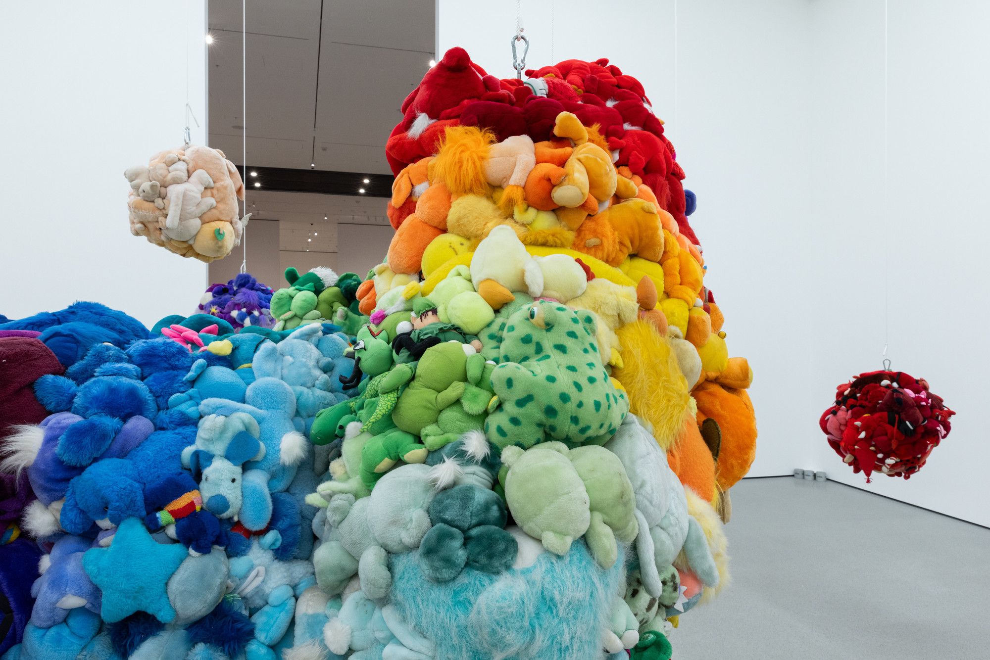 Installation view of the gallery "Mike Kelley’s Deodorized Central Mass ...
