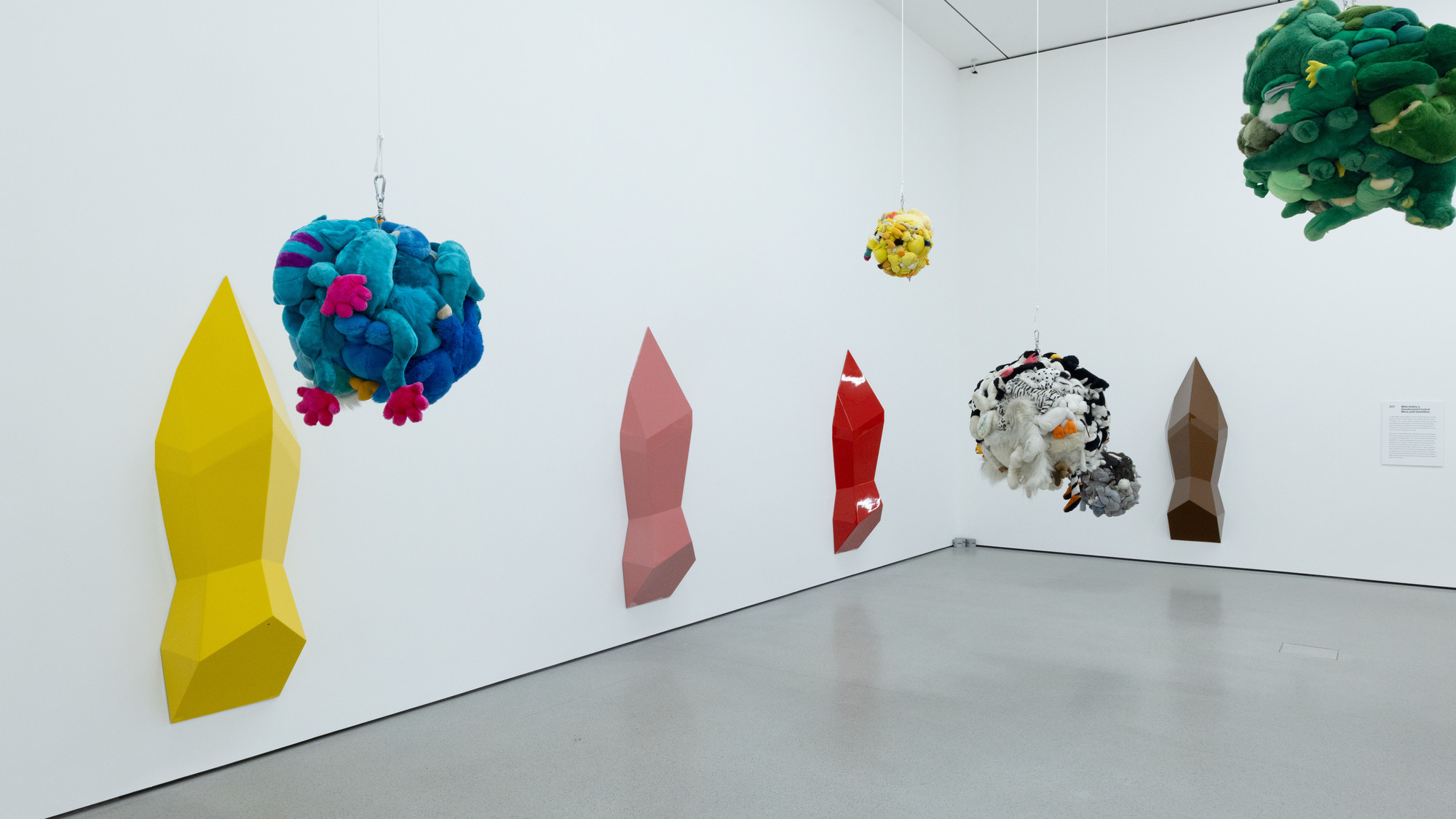 Installation view of the gallery "Mike Kelley’s Deodorized Central Mass ...