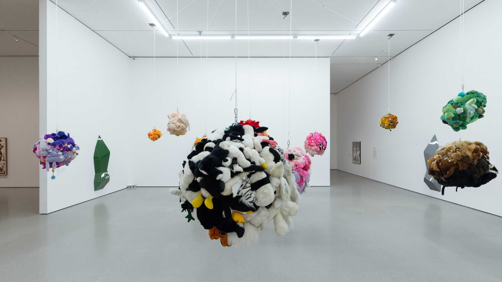 Installation view of the gallery "Mike Kelley’s Deodorized Central Mass ...