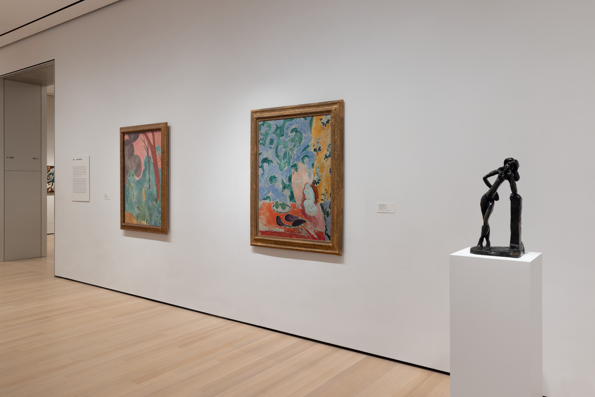 Installation view of the gallery "Henri Matisse" in the exhibition ...