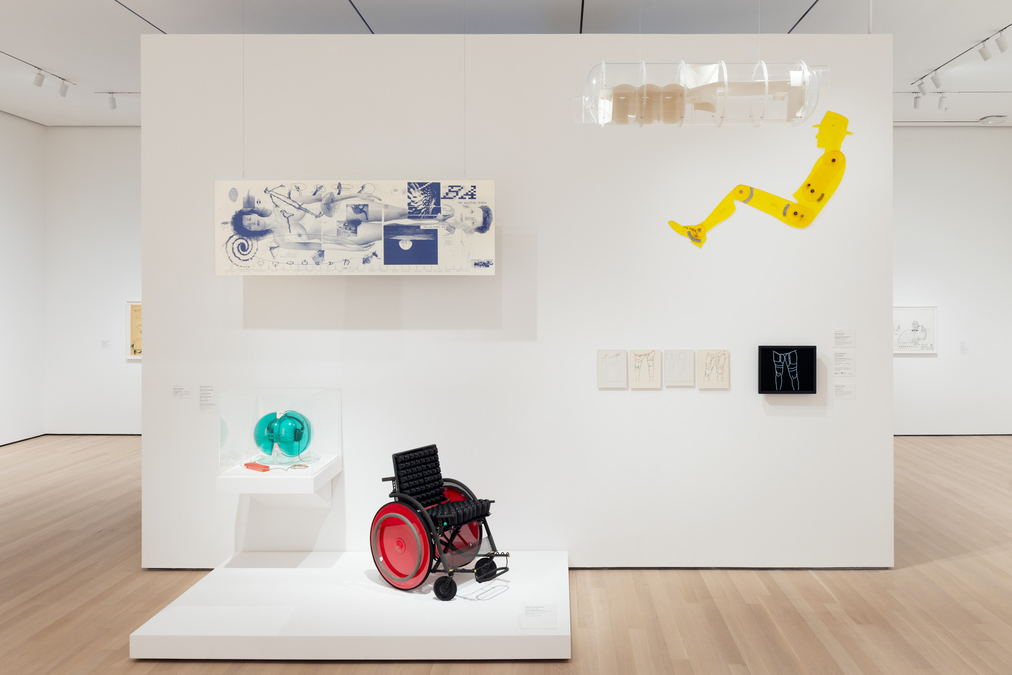 Installation view of the gallery "Body Constructs" in the exhibition ...