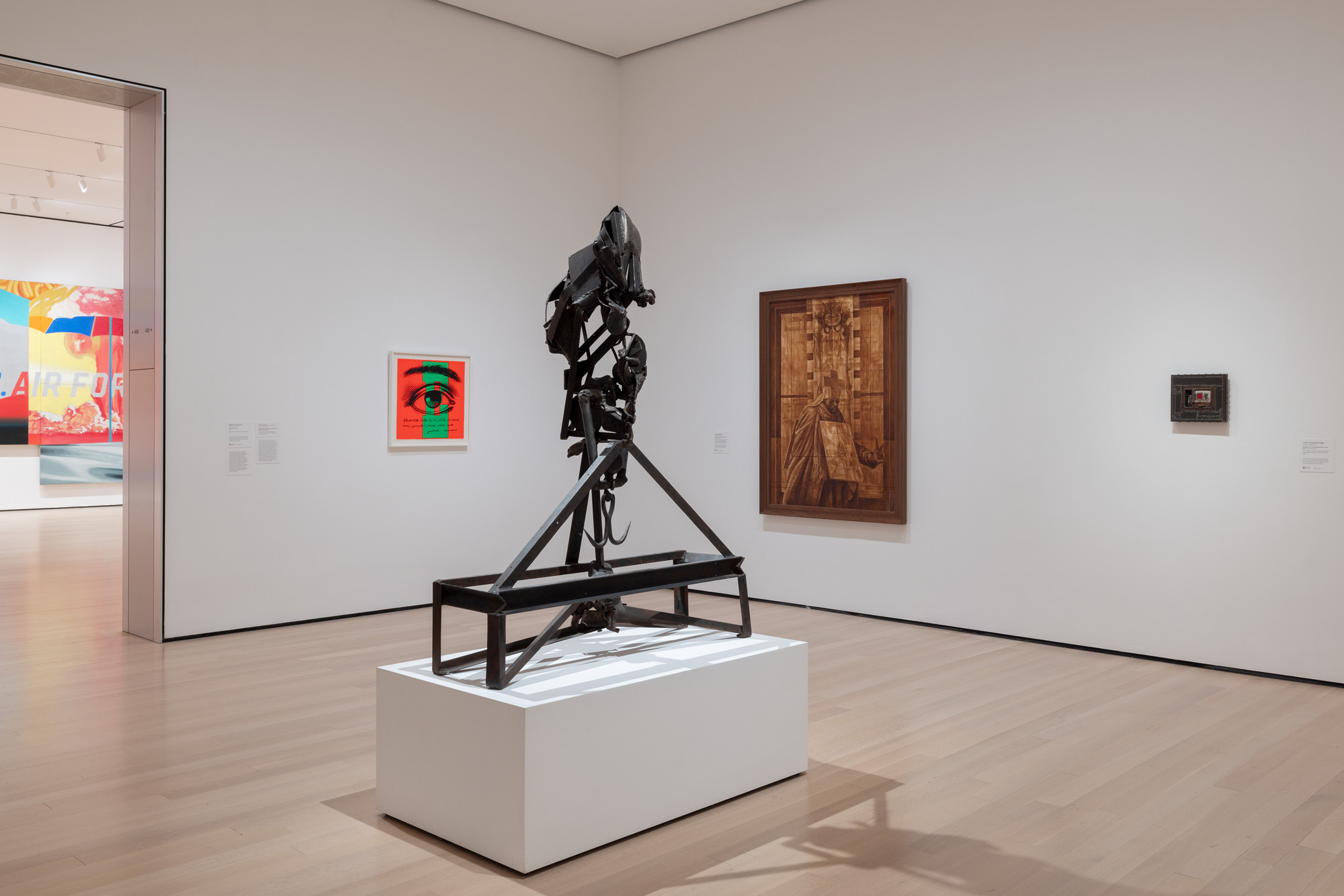 Installation view of the gallery "Divided States of America" in the ...