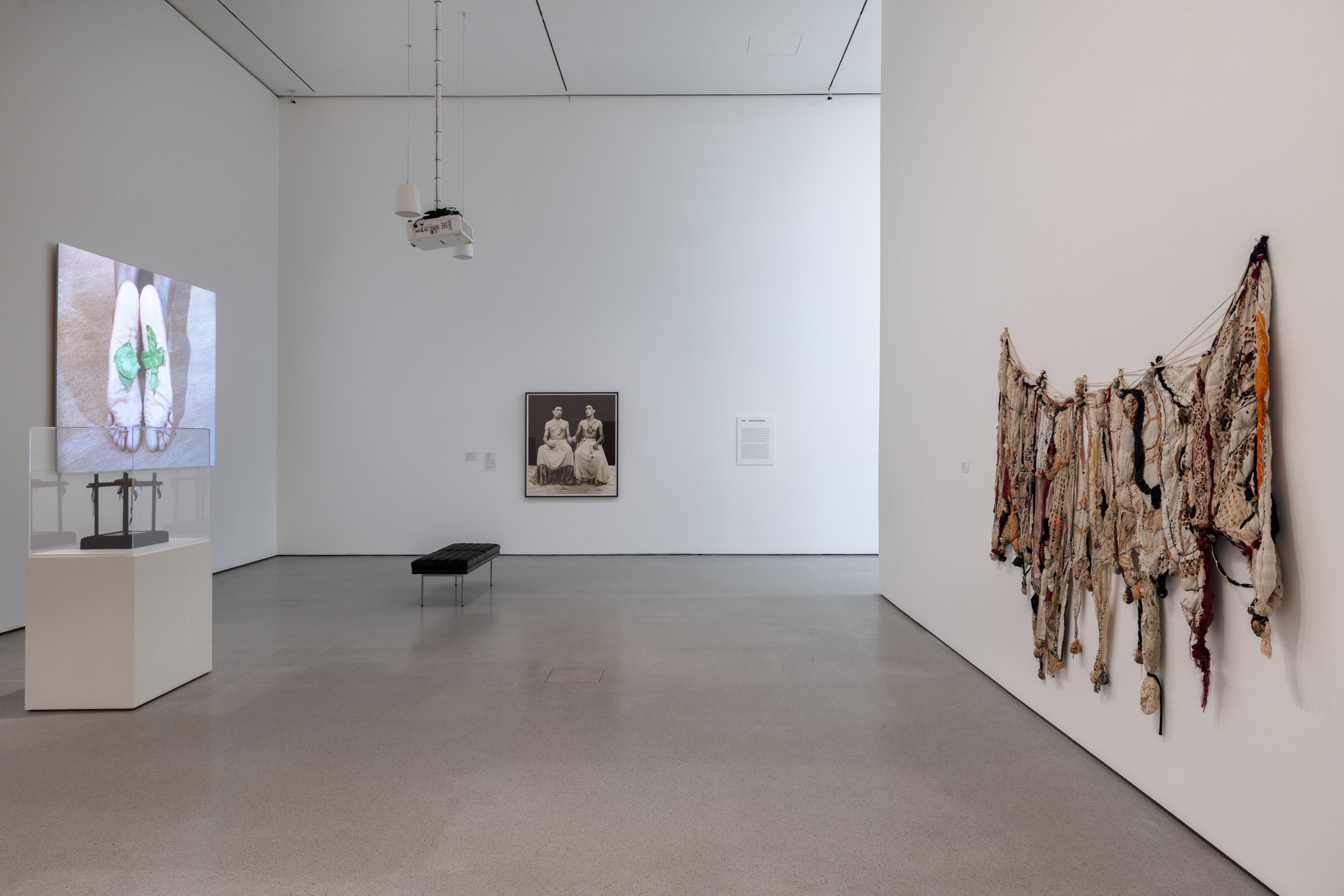 Installation view of the gallery "History into Being" in the exhibition ...