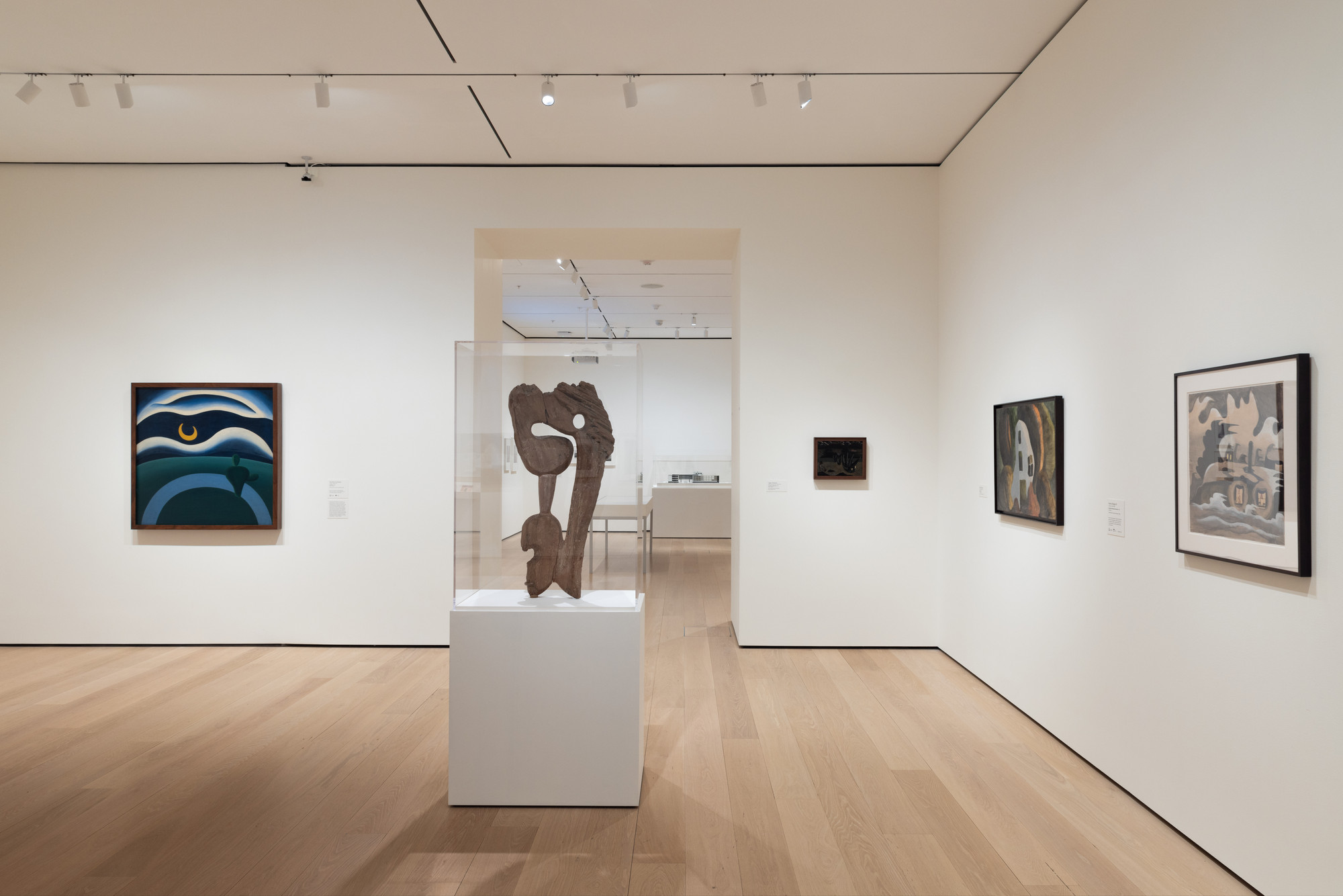 Installation view of the gallery “Nature Symbolized” in the exhibition ...