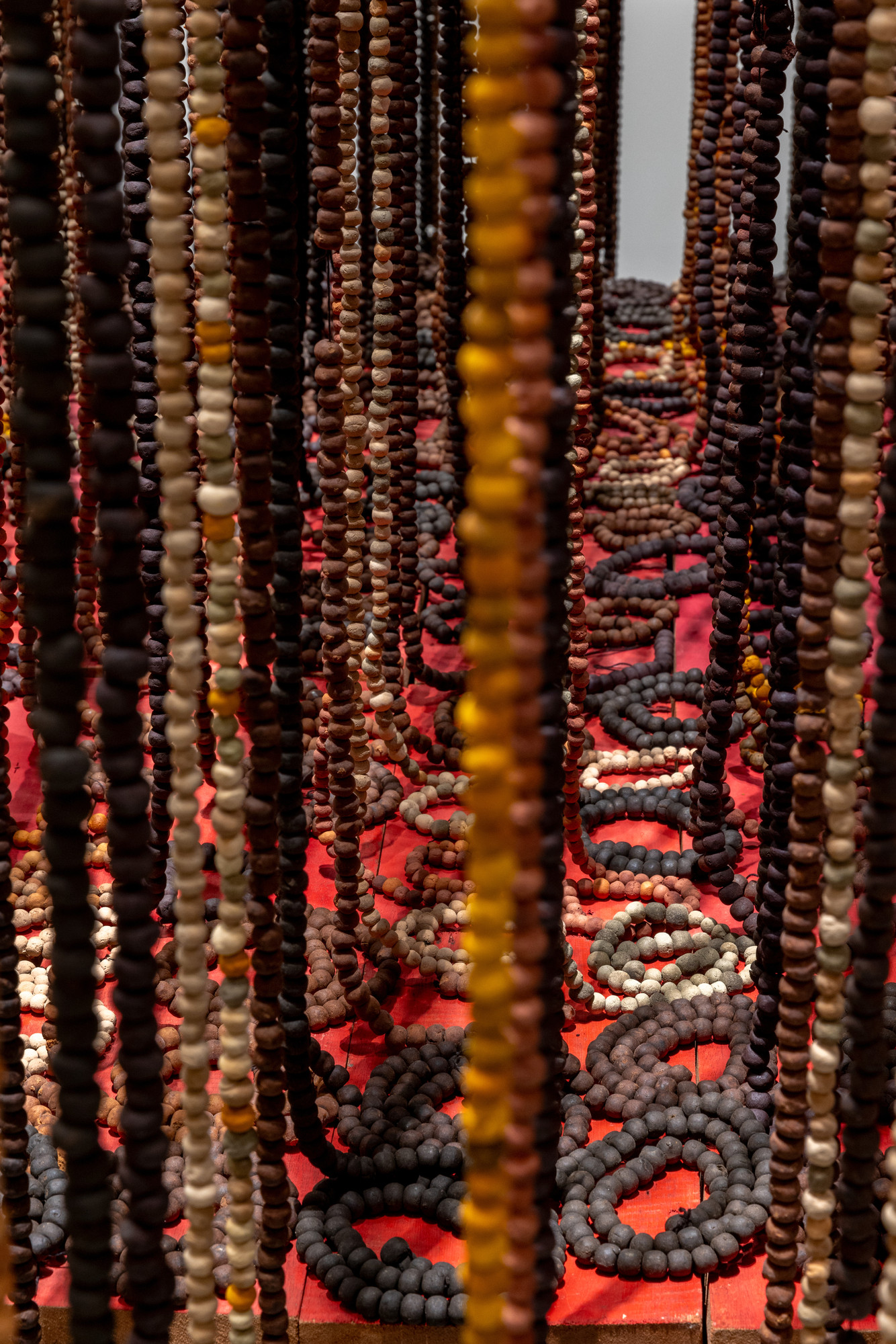 Installation view of the gallery "Montien Boonma's House of Hope” in ...