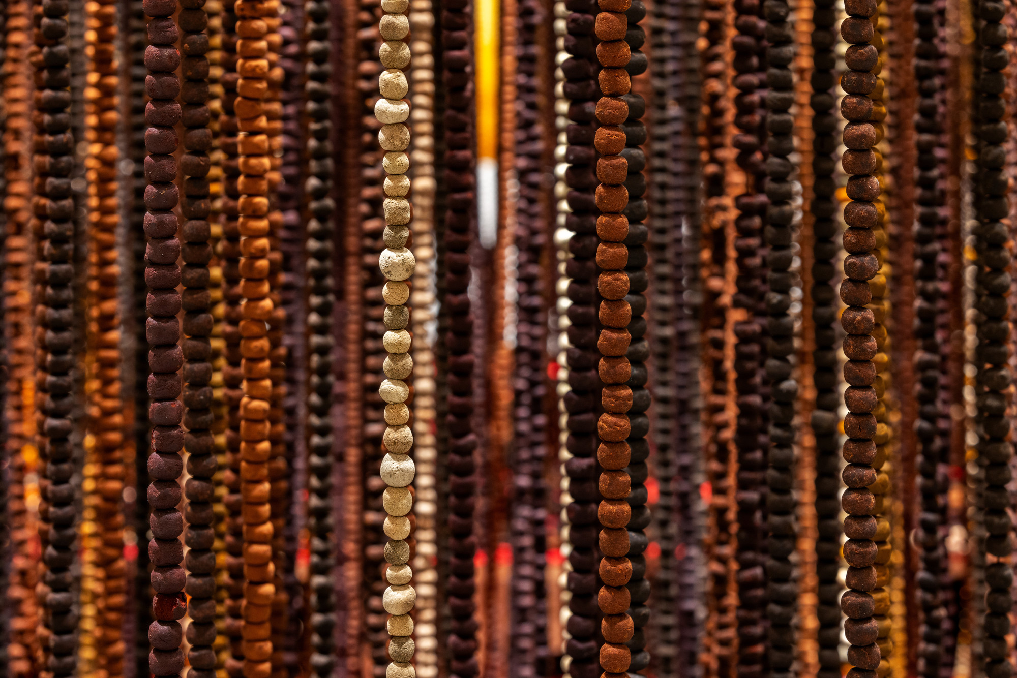 Installation view of the gallery "Montien Boonma's House of Hope” in ...