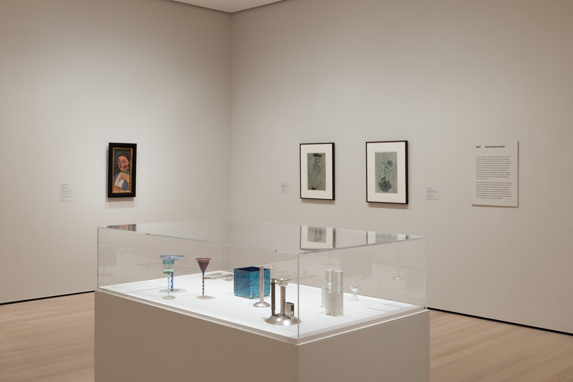 Installation view of the gallery "Vienna Secession" in the exhibition ...