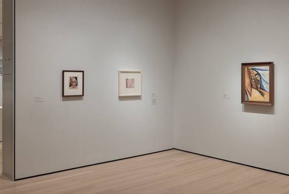 Pablo Picasso. Head of a Sleeping Woman (Study for Nude with Drapery ...