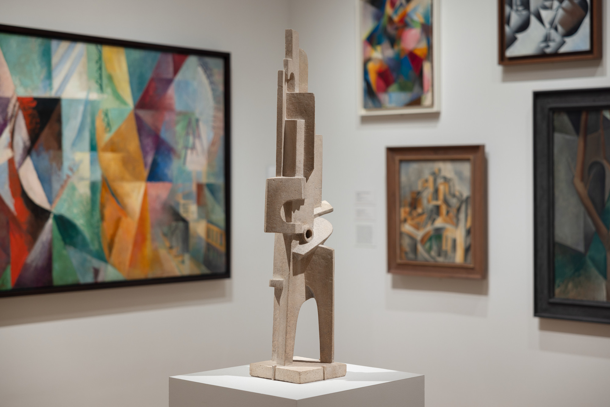 Installation view of the gallery “A Cubist Salon” in the exhibition ...