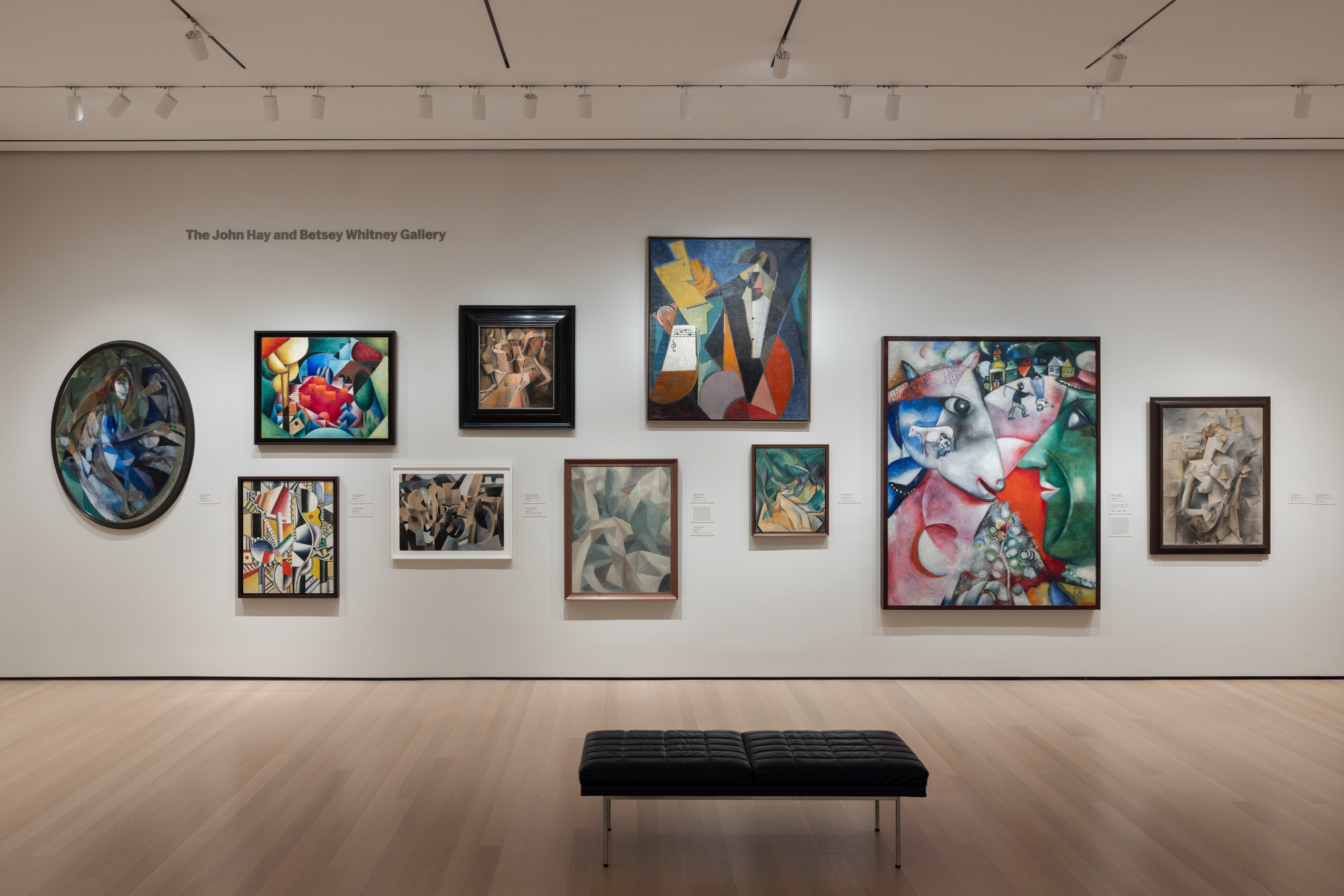 Installation view of the gallery “A Cubist Salon” in the exhibition ...
