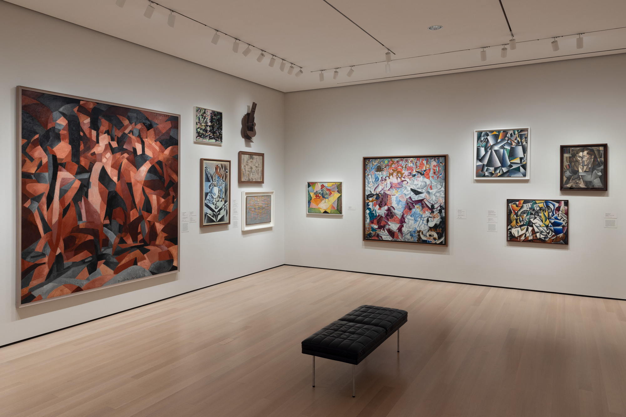 Installation view of the gallery “A Cubist Salon” in the exhibition ...