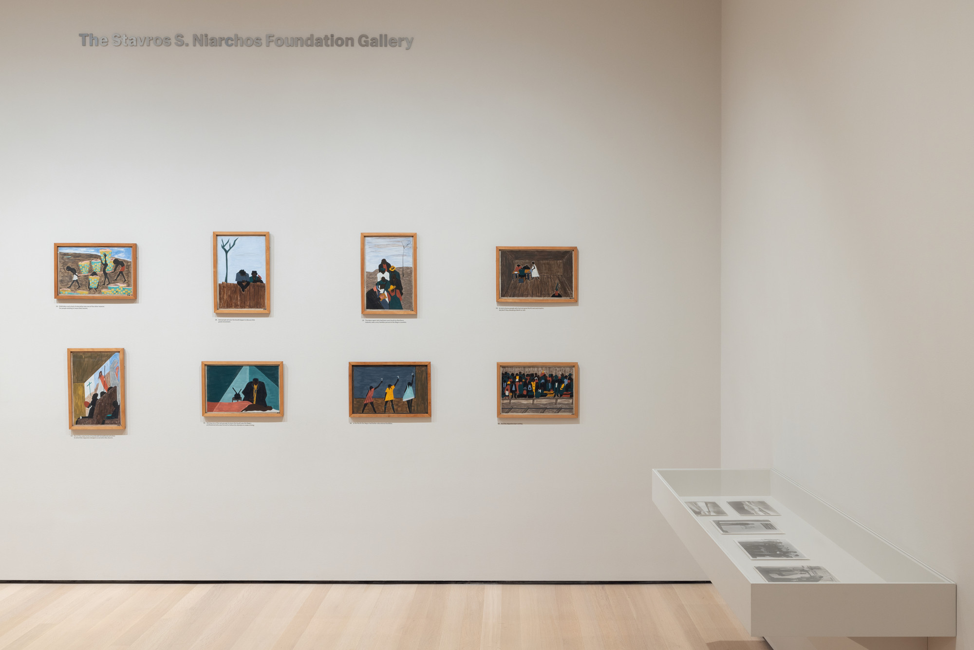 Installation view of the gallery "Jacob Lawrence and Elizabeth Catlett ...