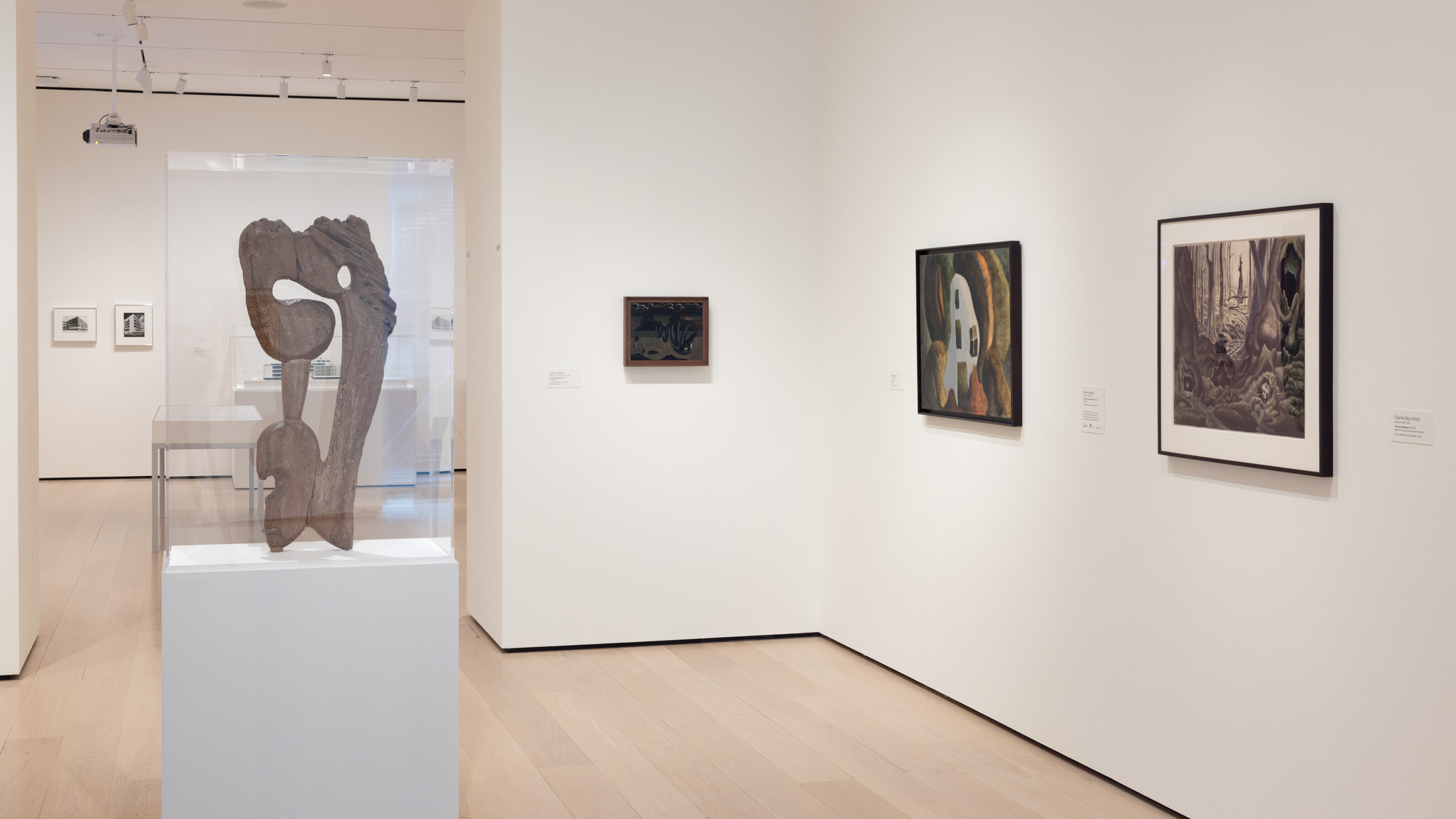 Installation view of the gallery “Nature Symbolized” in the exhibition ...