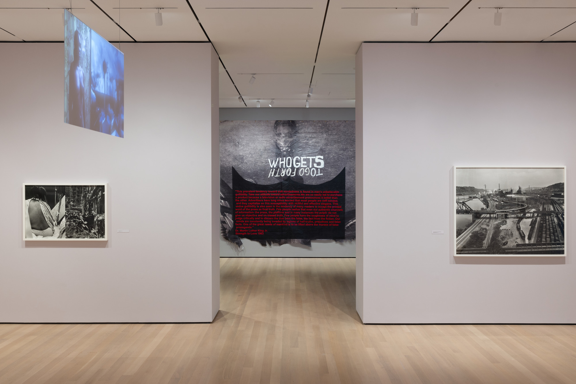 Installation view of the exhibition “LaToya Ruby Frazier: Monuments of ...