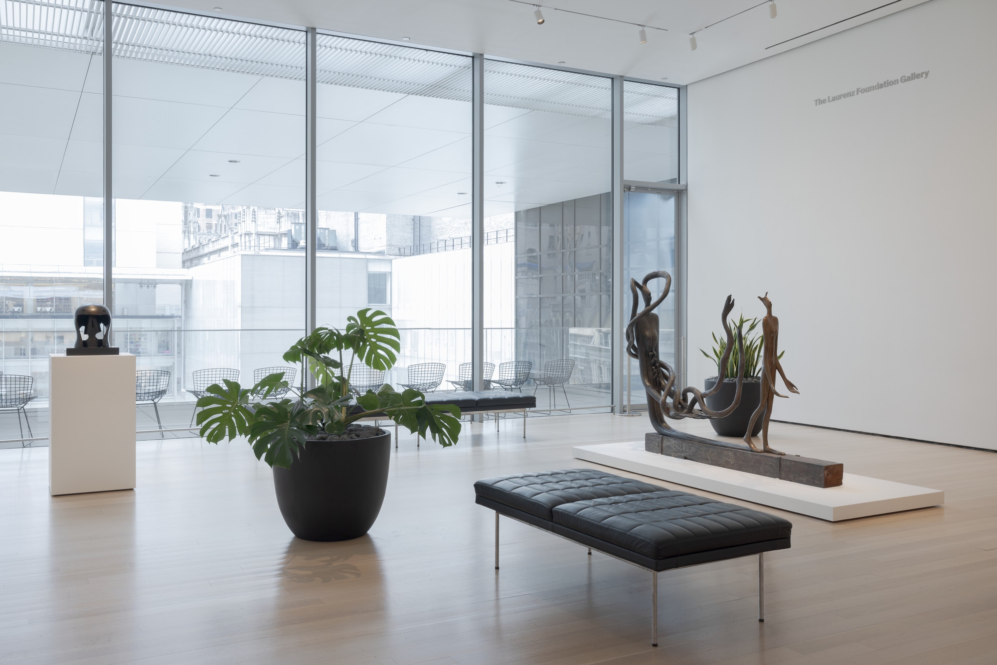 Installation view of the gallery "Six Sculptures" in the exhibition ...