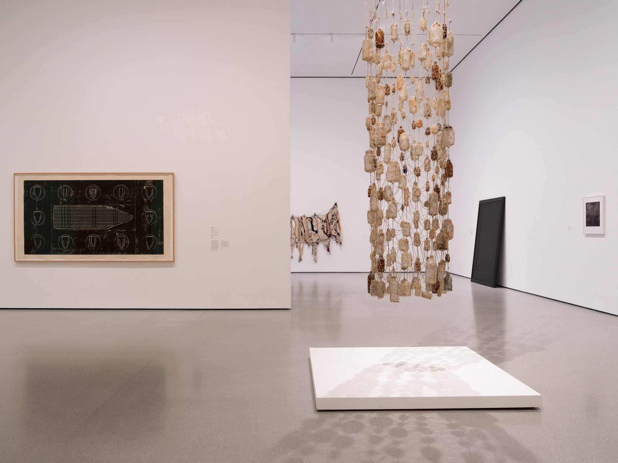 Installation view of the gallery "History into Being" in the exhibition ...