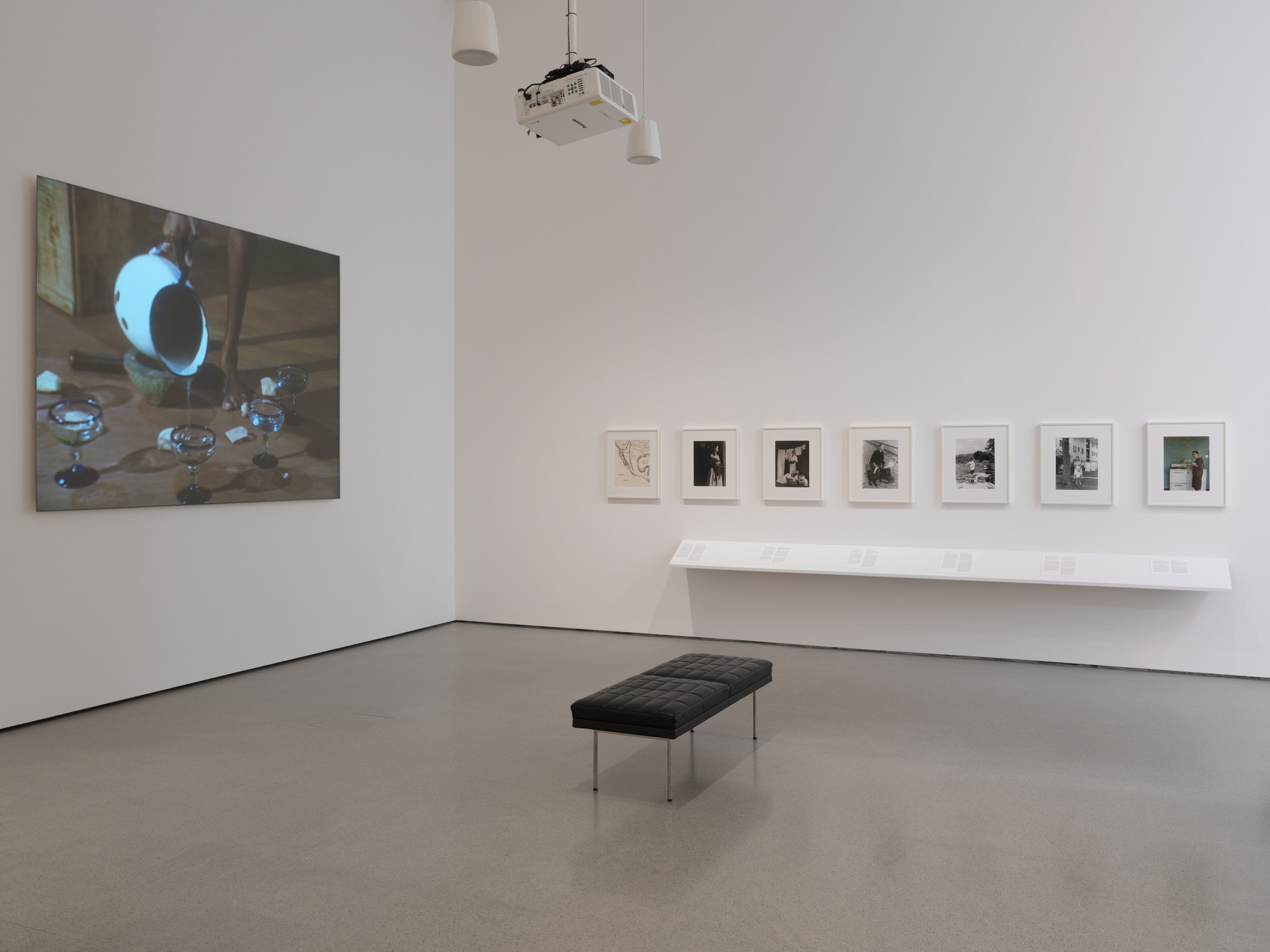 Installation view of the gallery "History into Being" in the exhibition ...