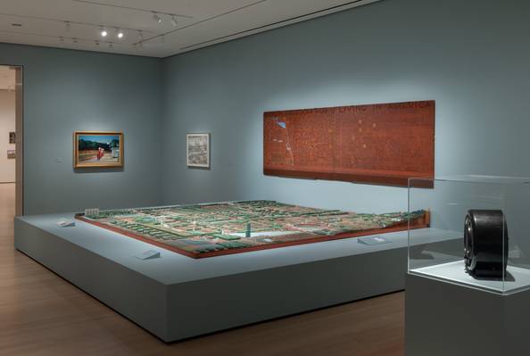 Frank Lloyd Wright. Broadacre City Project (Model in four sections ...