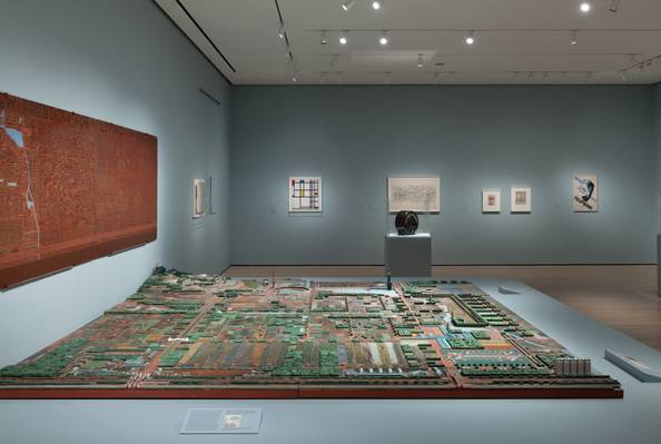 Frank Lloyd Wright. Broadacre City Project (Model in four sections ...