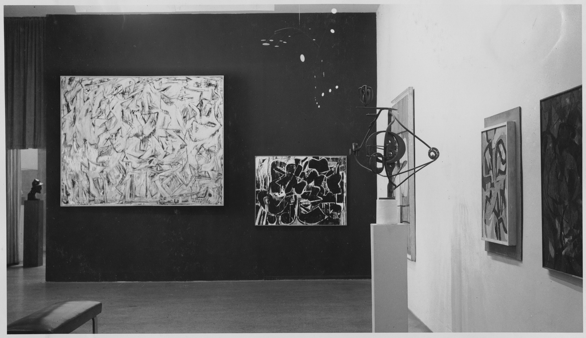 Installation view of the exhibition "Abstract Painting and Sculpture in ...