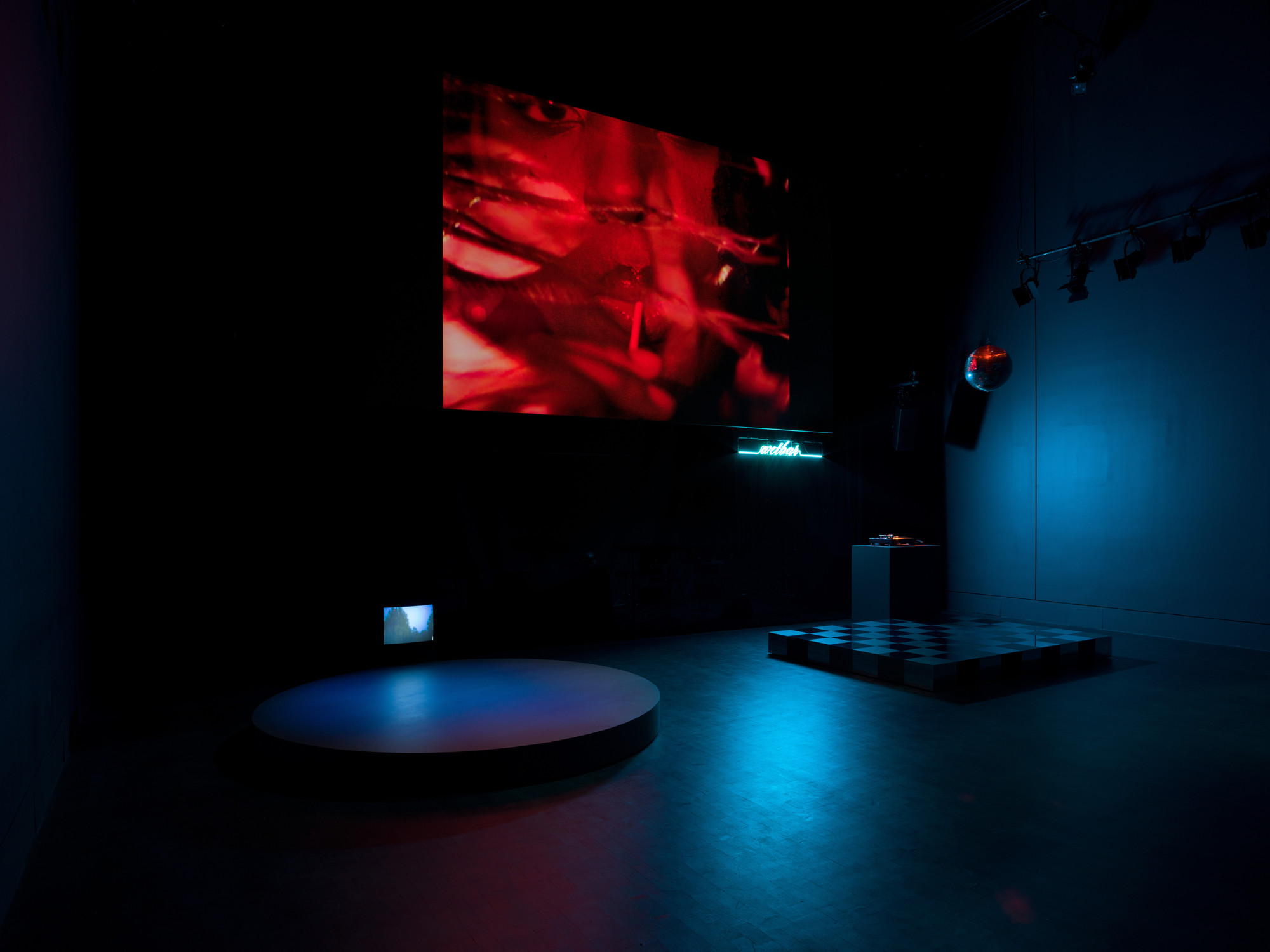 Installation view of the exhibition “Studio Sound: Sable Elyse Smith ...