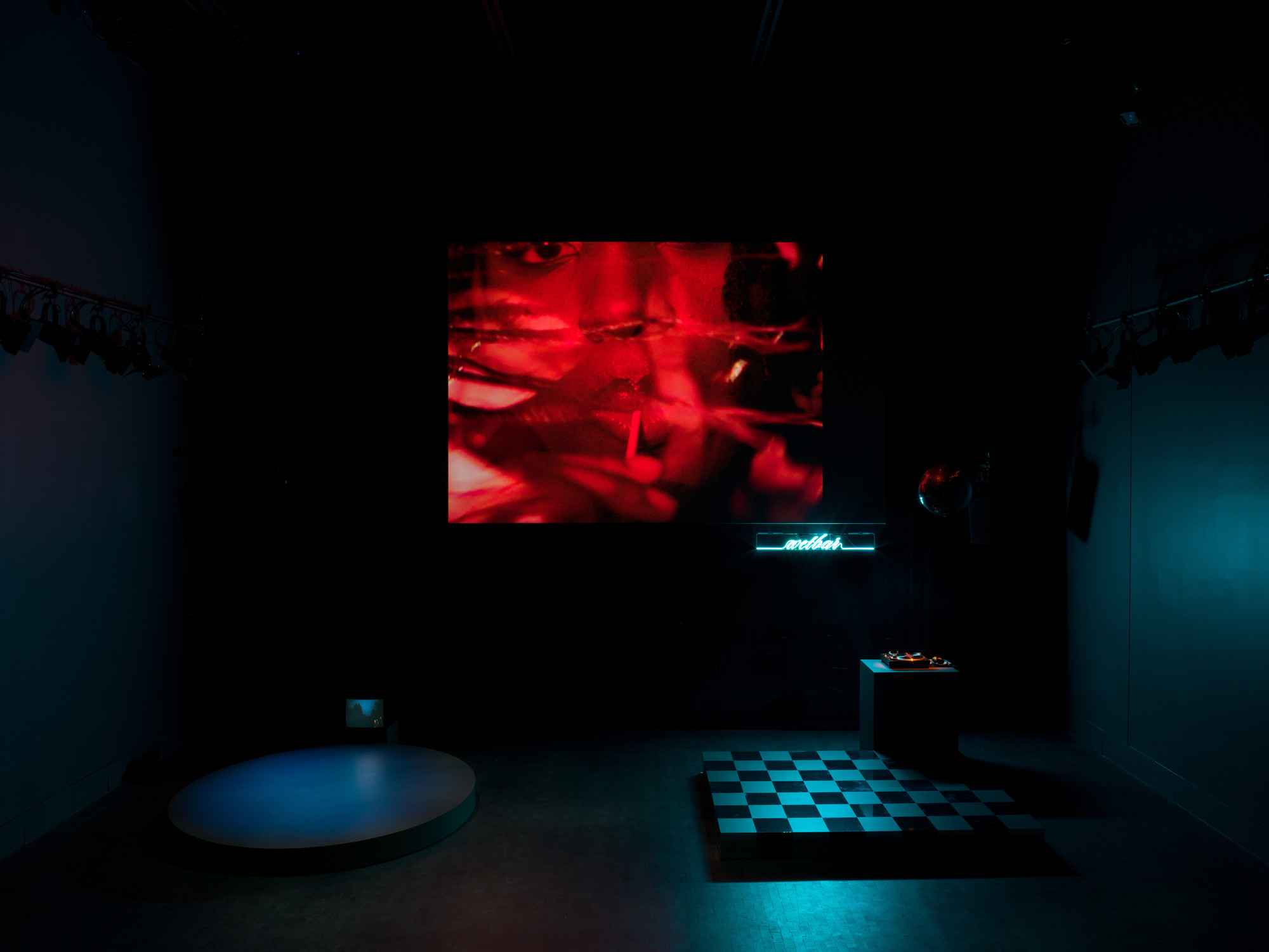 Installation view of the exhibition “Studio Sound: Sable Elyse Smith ...