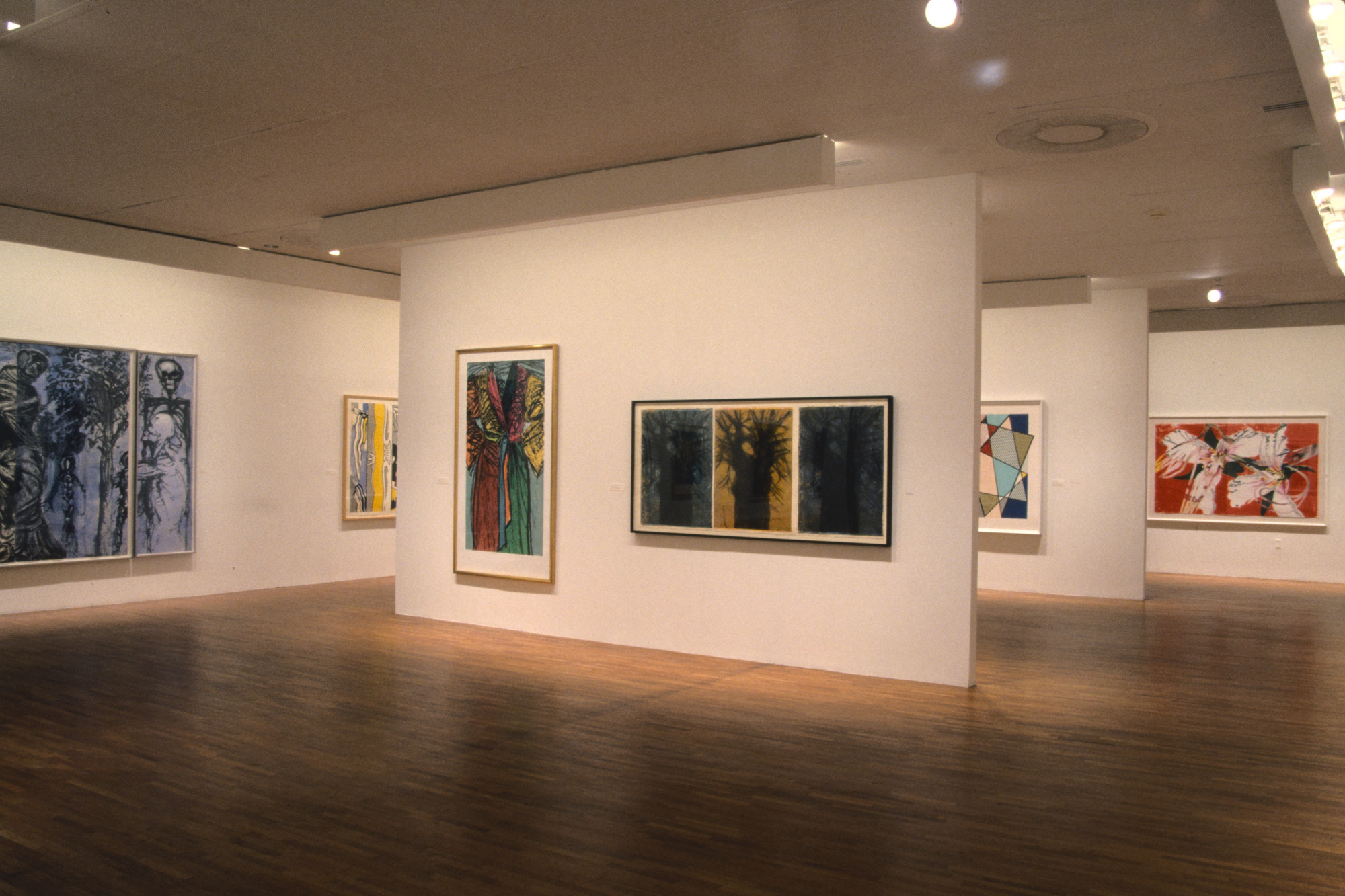 Installation view of the exhibition "Seven Master Printmakers ...