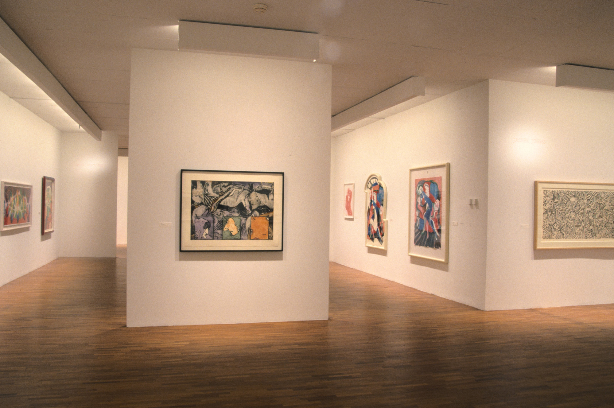 Installation view of the exhibition "Seven Master Printmakers ...