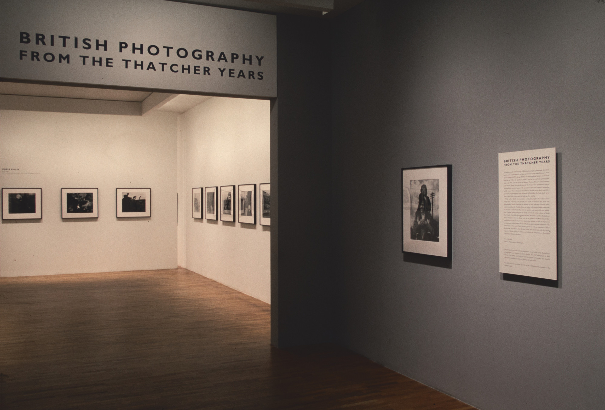 Installation view of the exhibition "British Photography from the ...
