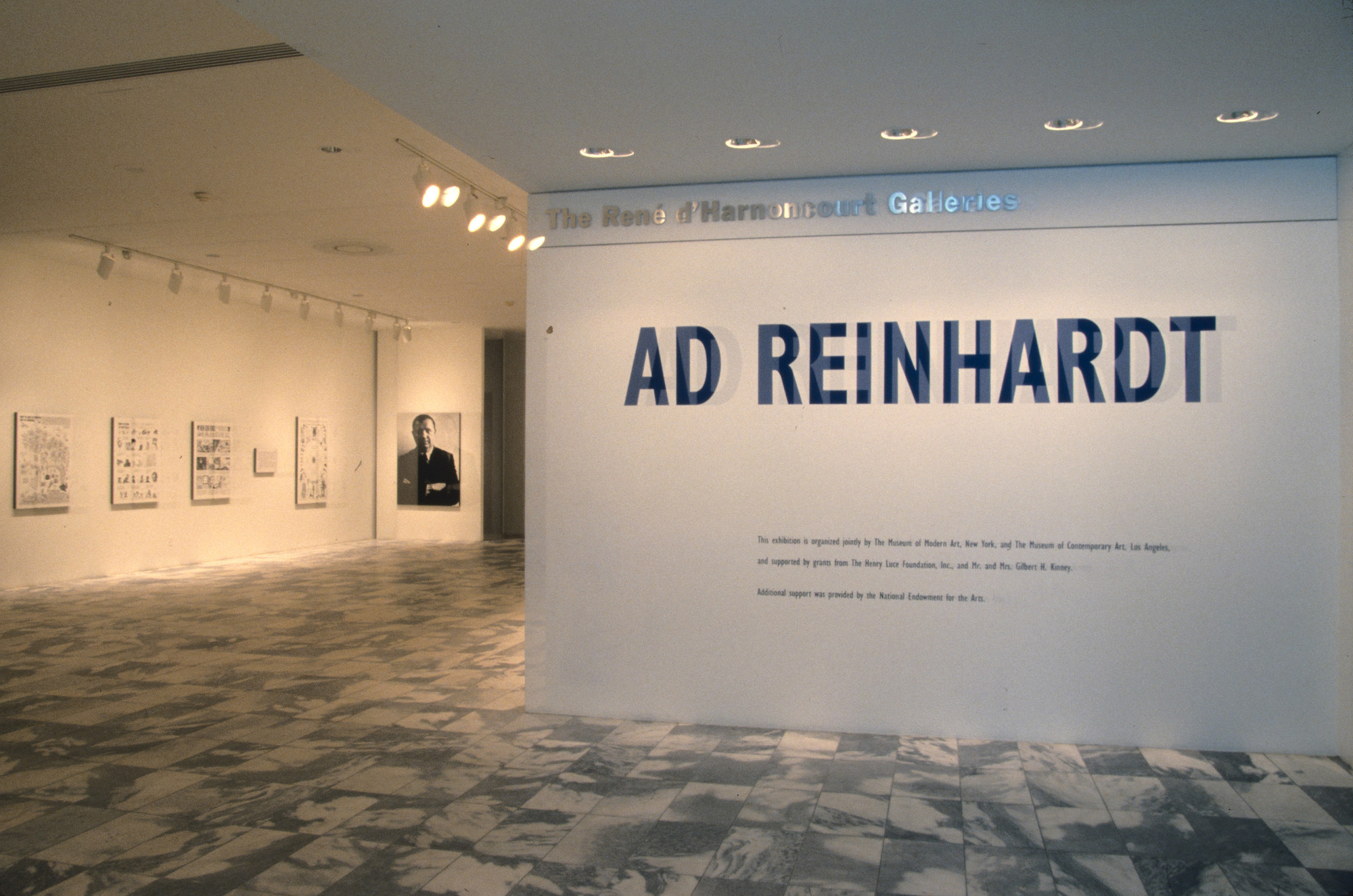 Installation view of the exhibition "Ad Reinhardt" | MoMA