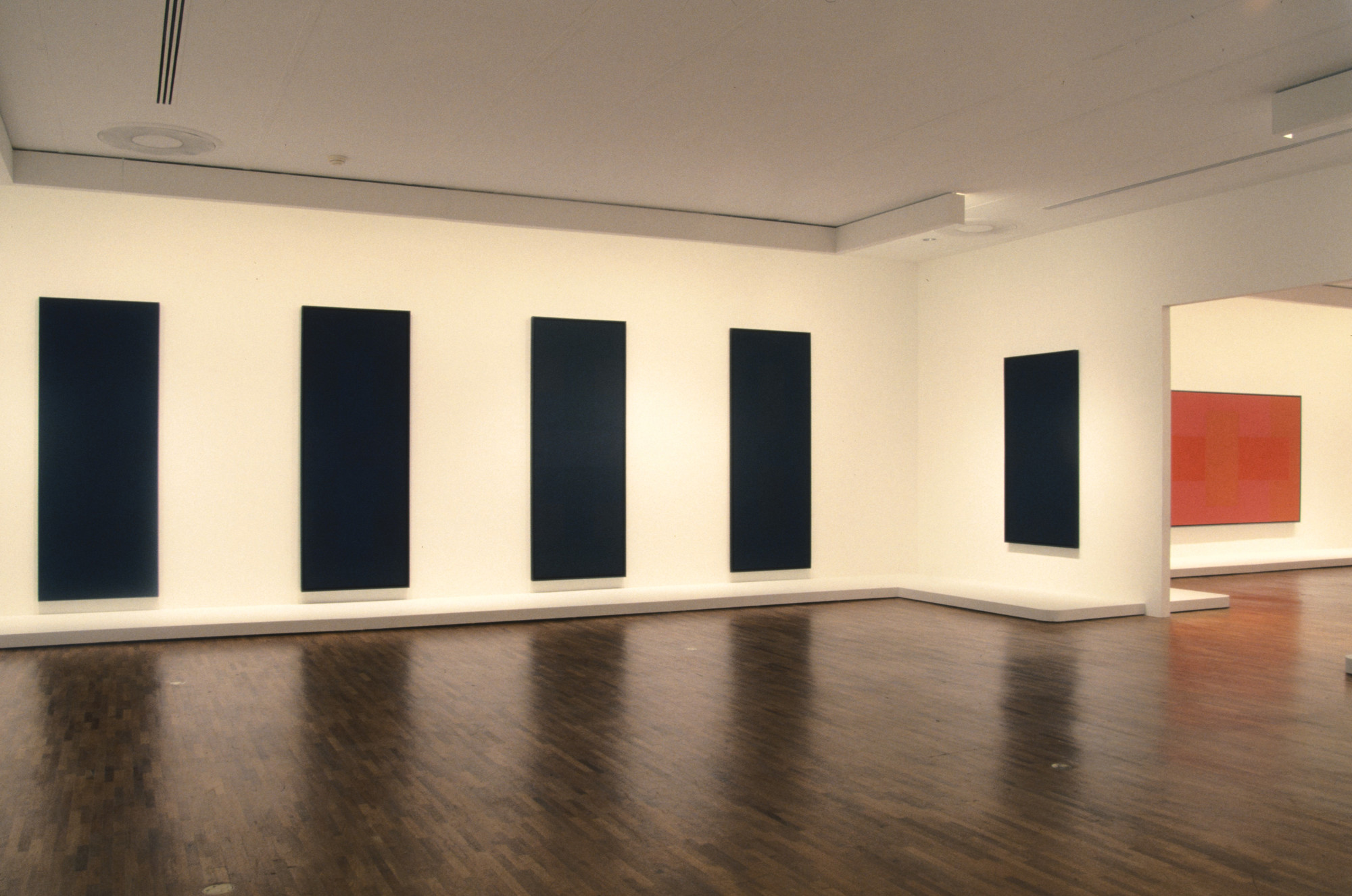 Installation view of the exhibition "Ad Reinhardt" | MoMA