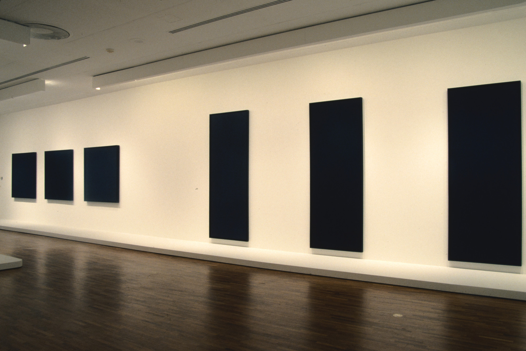 Installation view of the exhibition "Ad Reinhardt" | MoMA