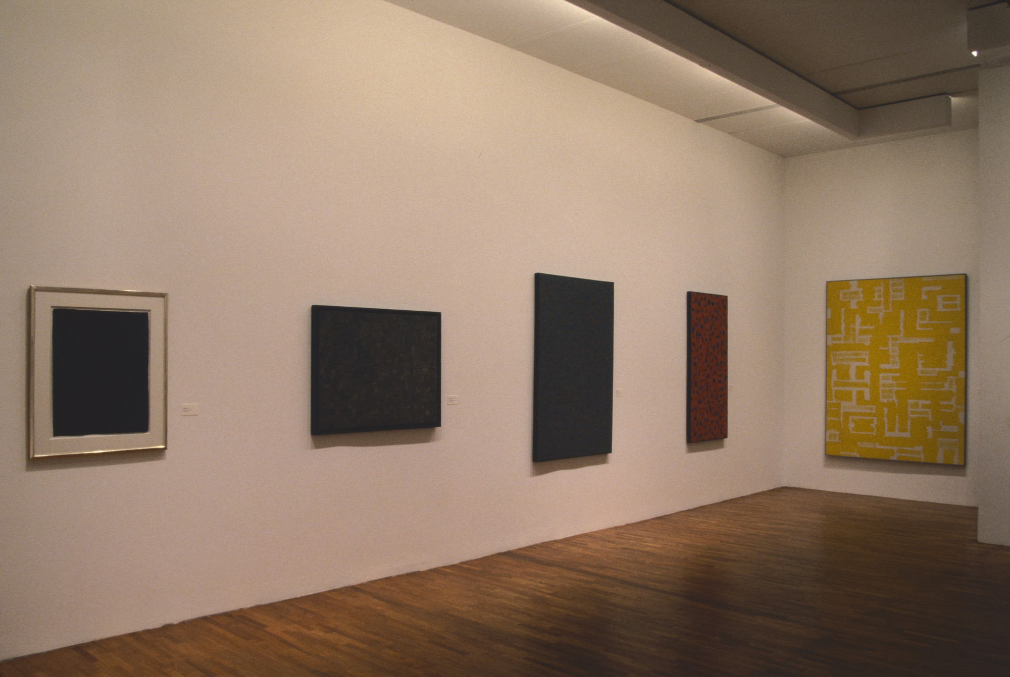 Installation view of the exhibition "Ad Reinhardt" | MoMA