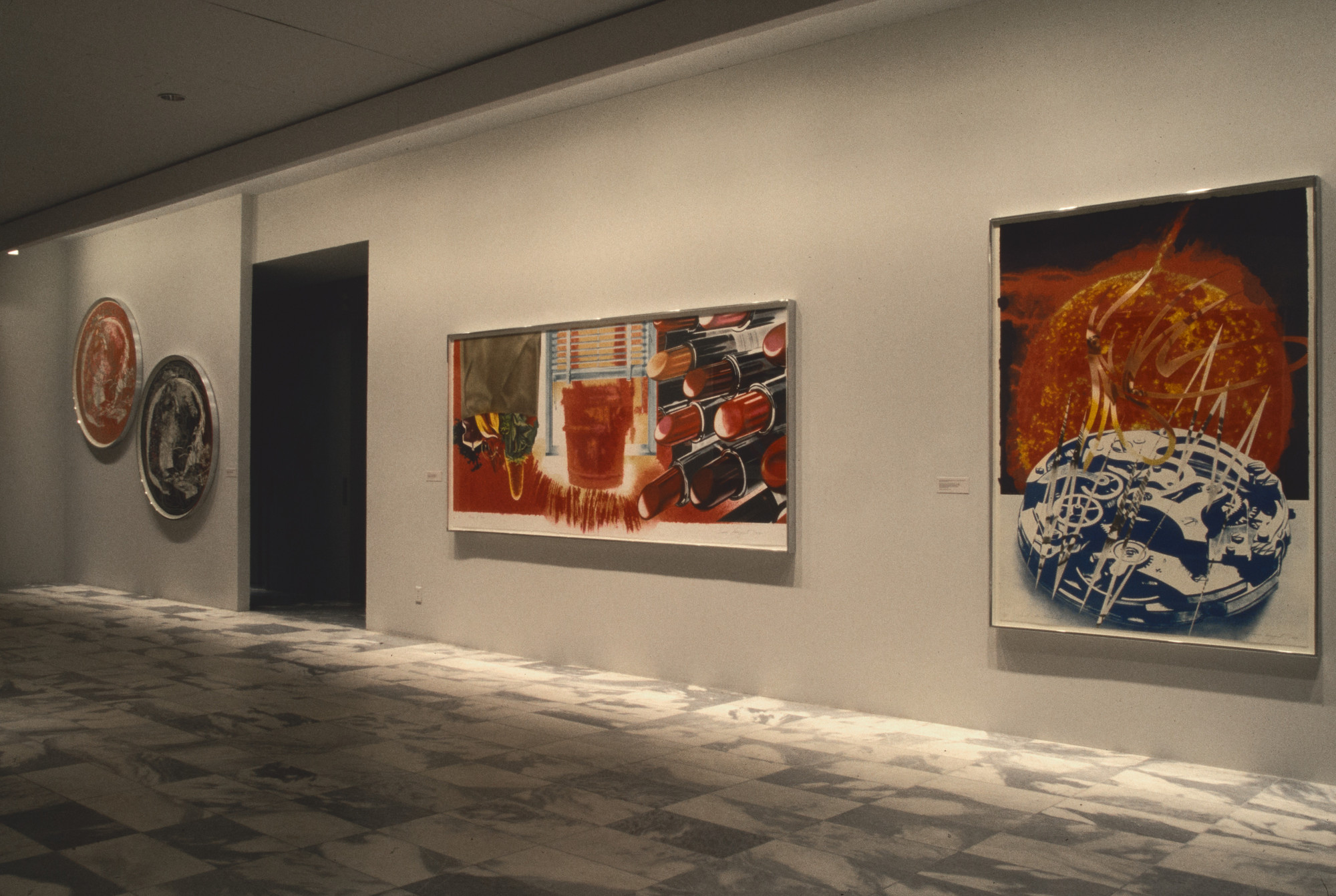 Installation view of the exhibition "James Rosenquist: Welcome to the ...